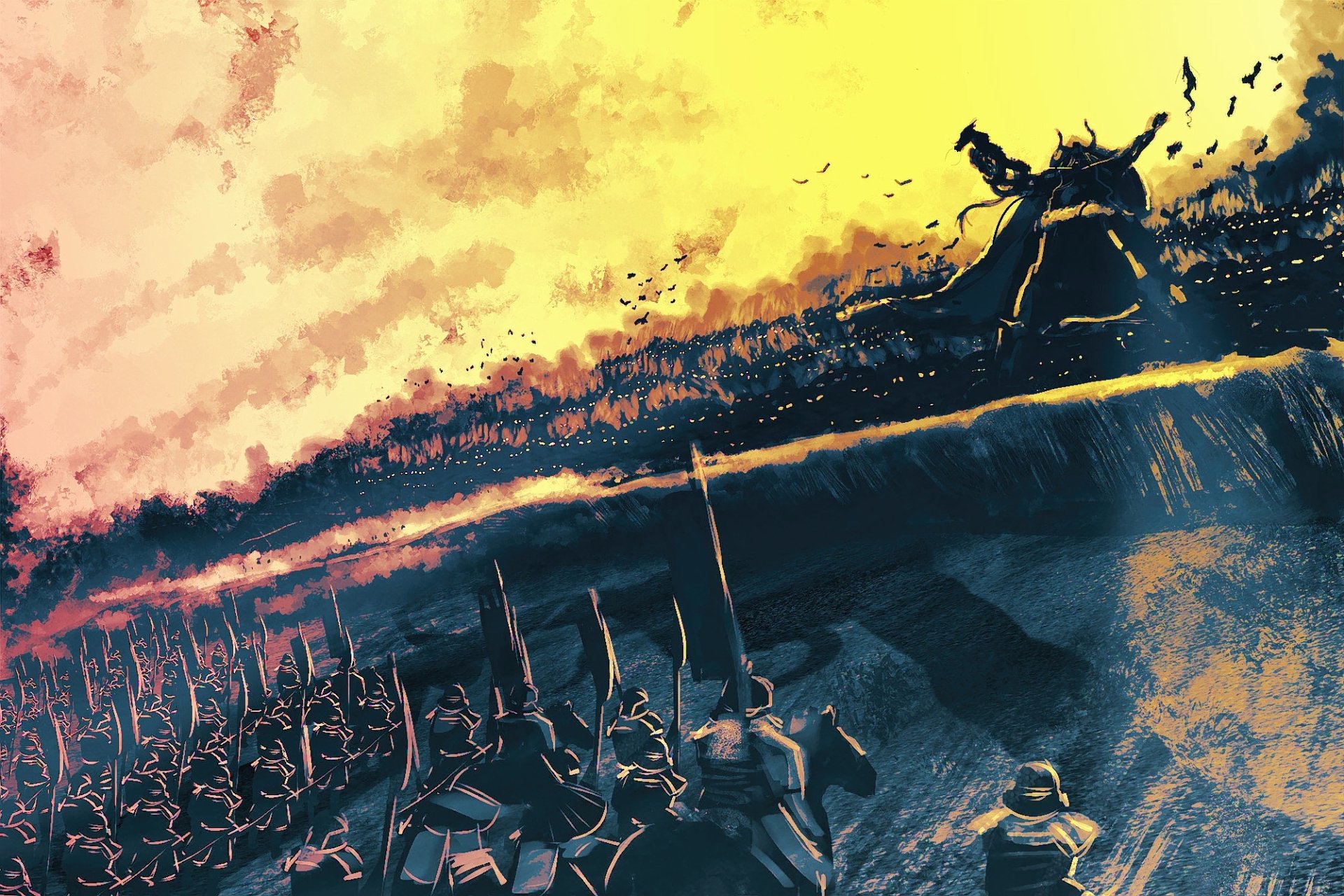 One Piece Anime Epic Battle HD Wallpaper