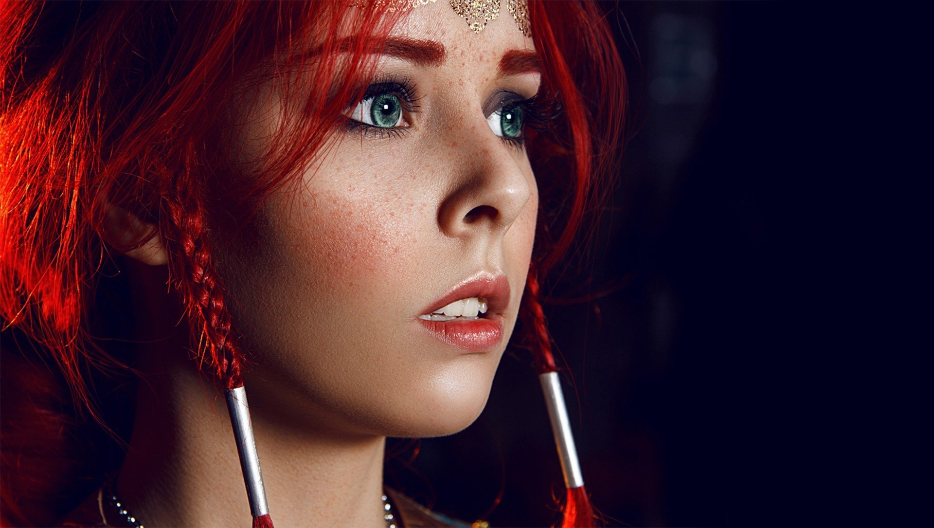 Triss Merigold Cosplay HD Wallpaper