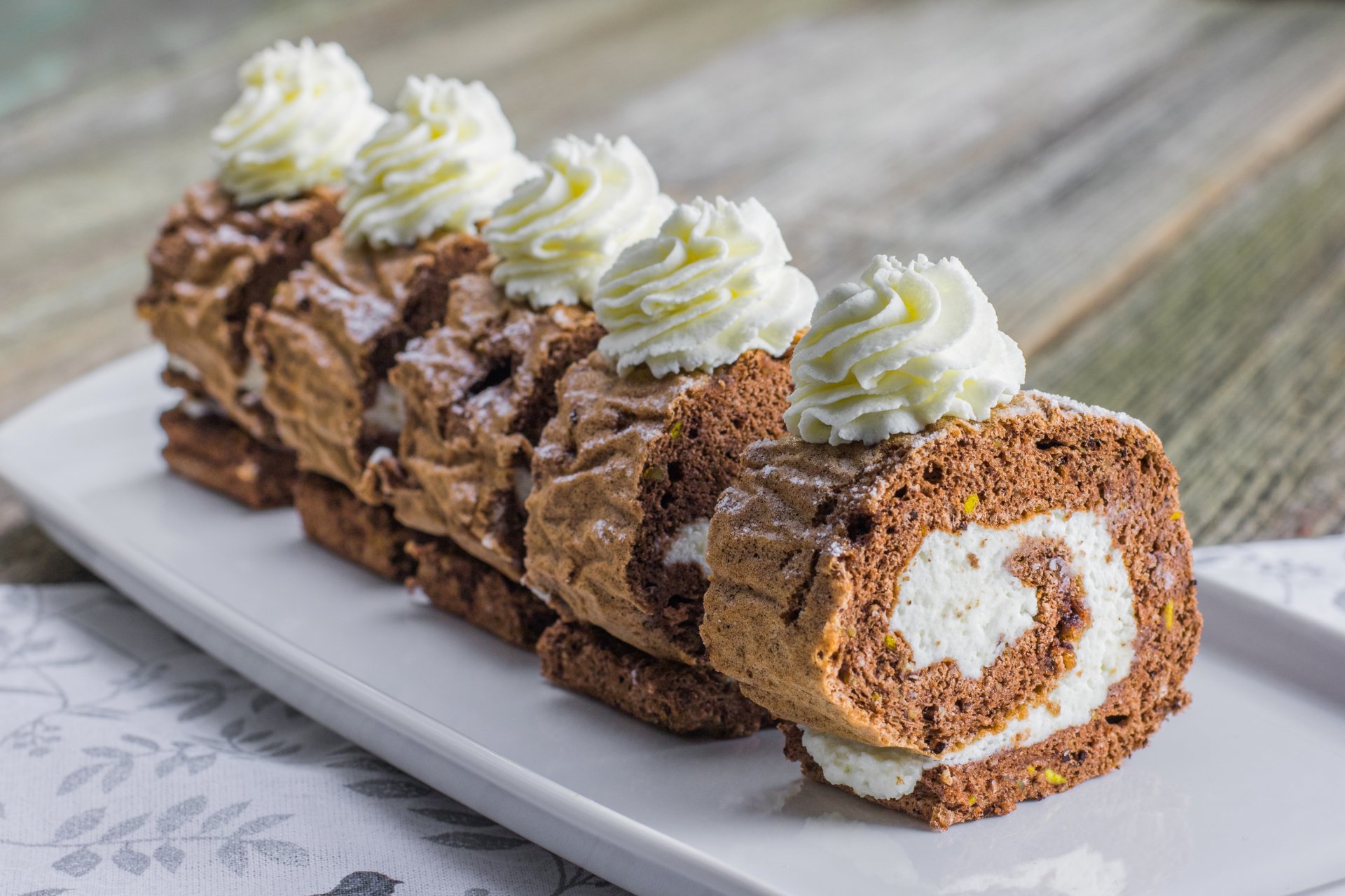 Decadent Cream-Filled Chocolate Pastry | 4K Ultra HD Dessert Delight ...