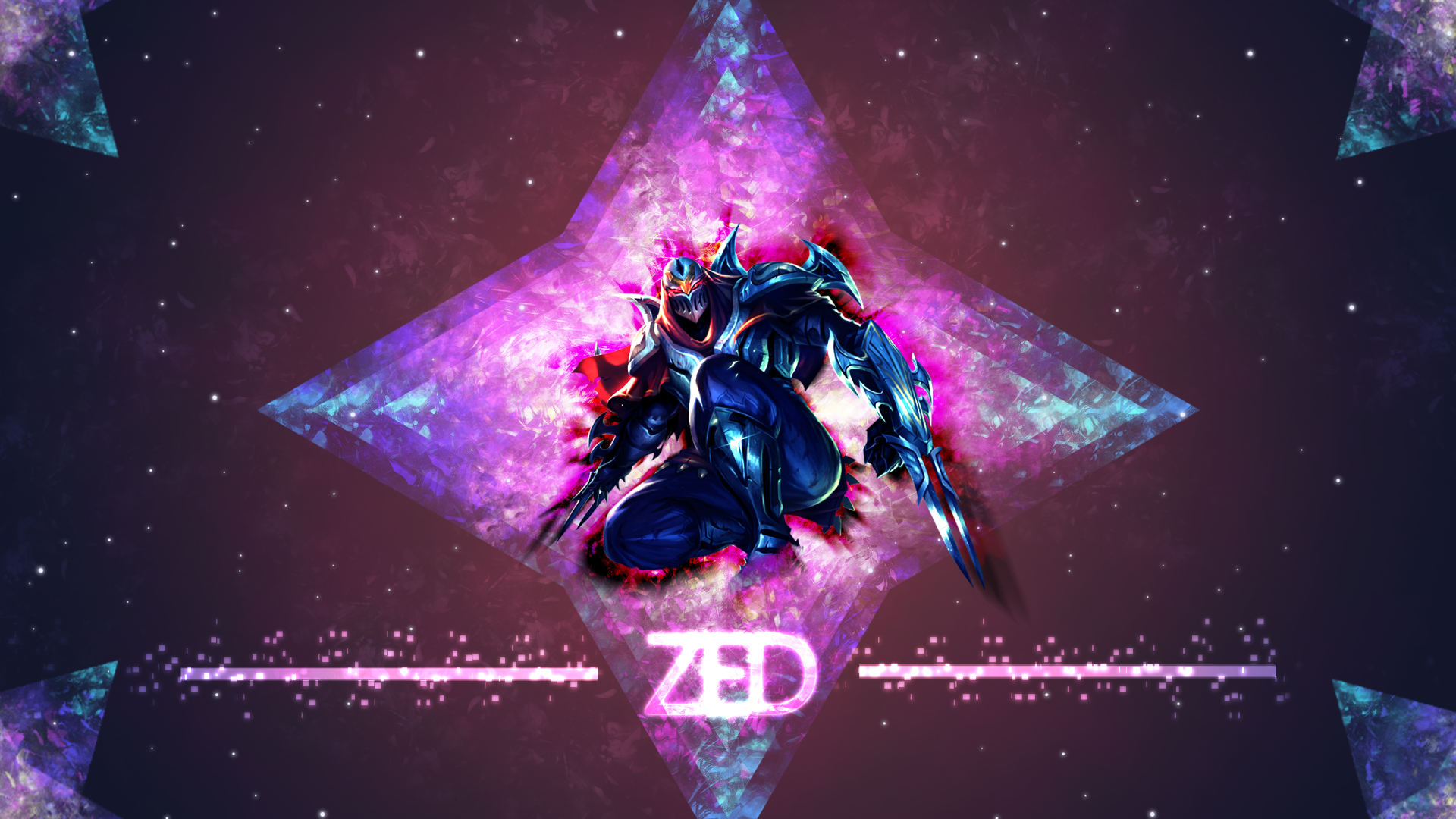 Zed HD Wallpaper - League of Legends by sunadokei-x