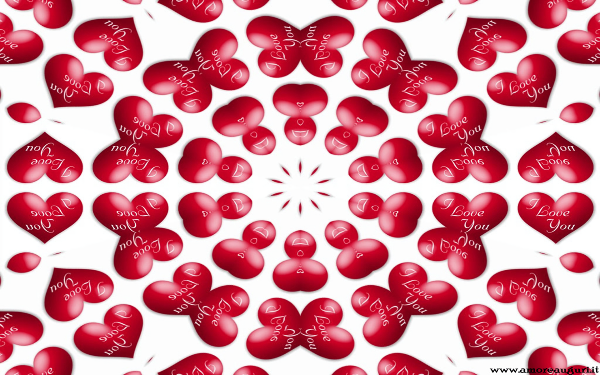 Artistic Red Heart Love - HD Wallpaper