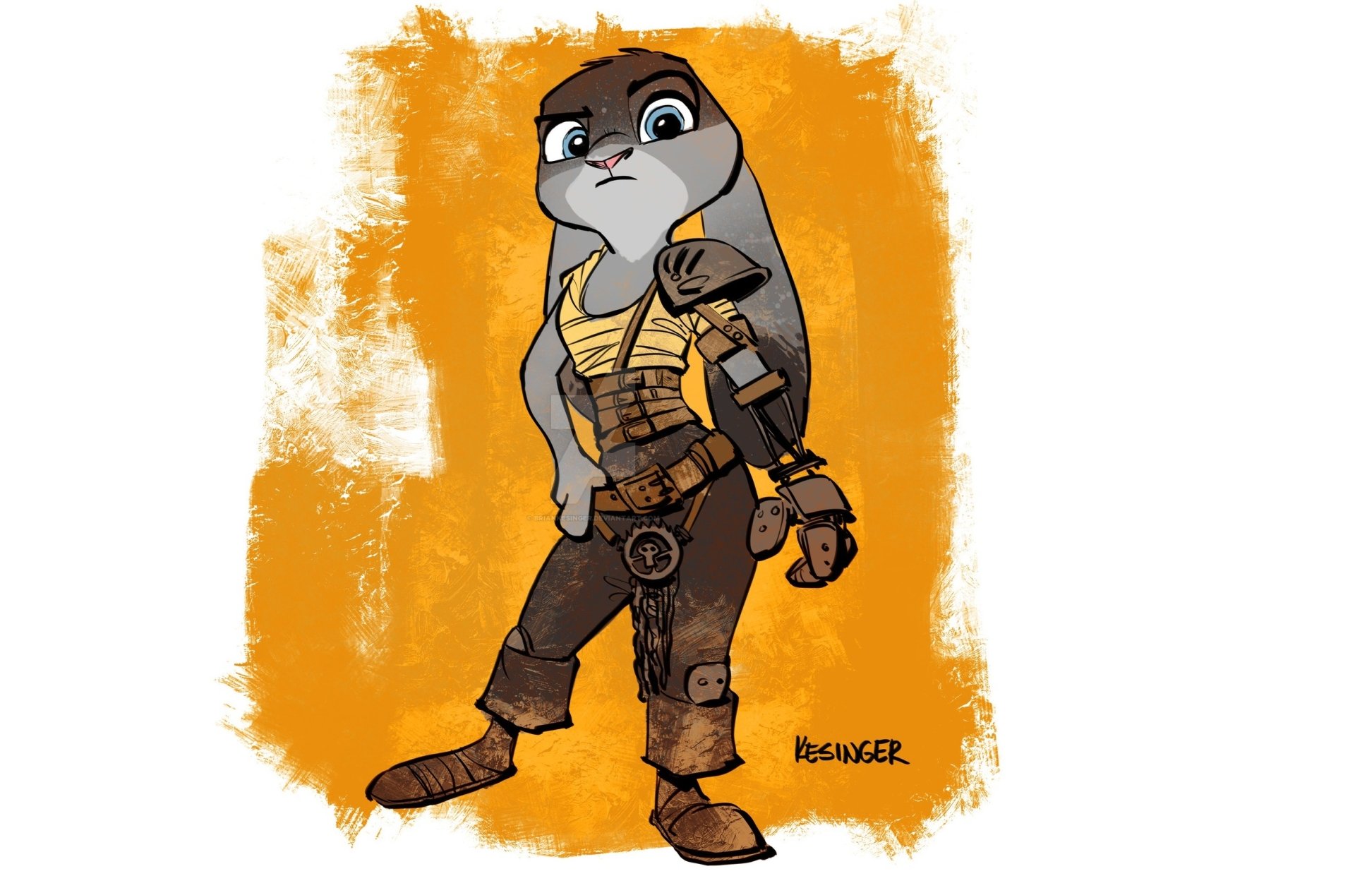 Zootopia's Judy Hopps HD Wallpaper by Brian Kesinger