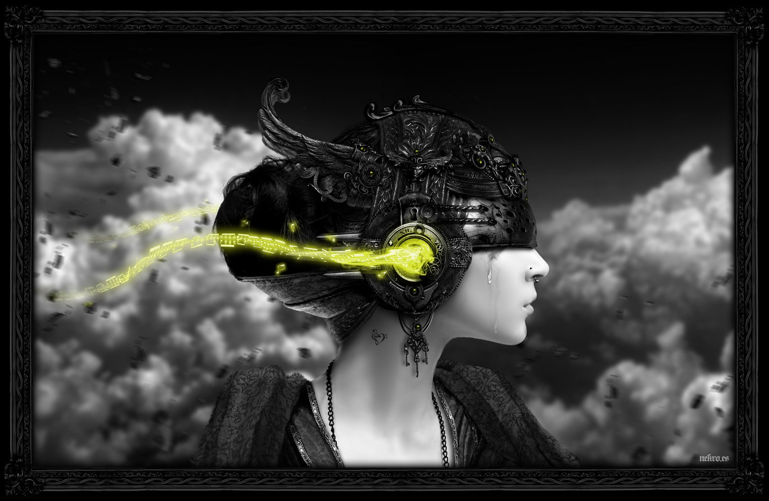 Ethereal Human Vision: Artistic HD Portrait in Motion | 1554x1013 ...