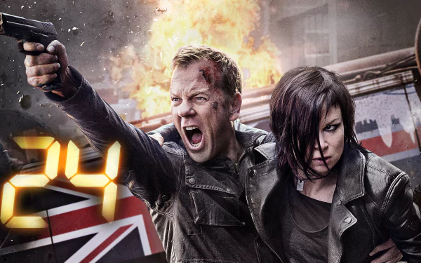 Download Jack Bauer Kiefer Sutherland TV Show 24 Wallpaper