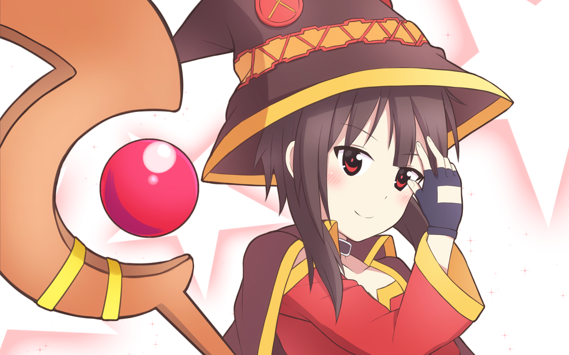 Megumin Magic: HD Anime Wallpaper from KonoSuba’s Wonder World