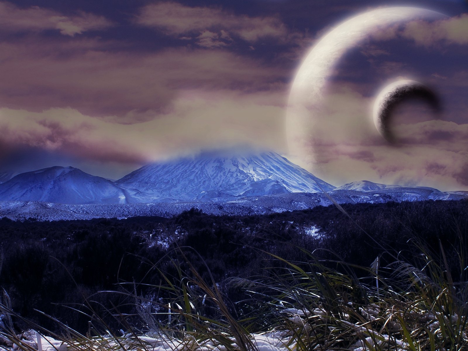 Dreamy Nature: Enchanting HD Wallpaper of a Mystical World by appleslinky