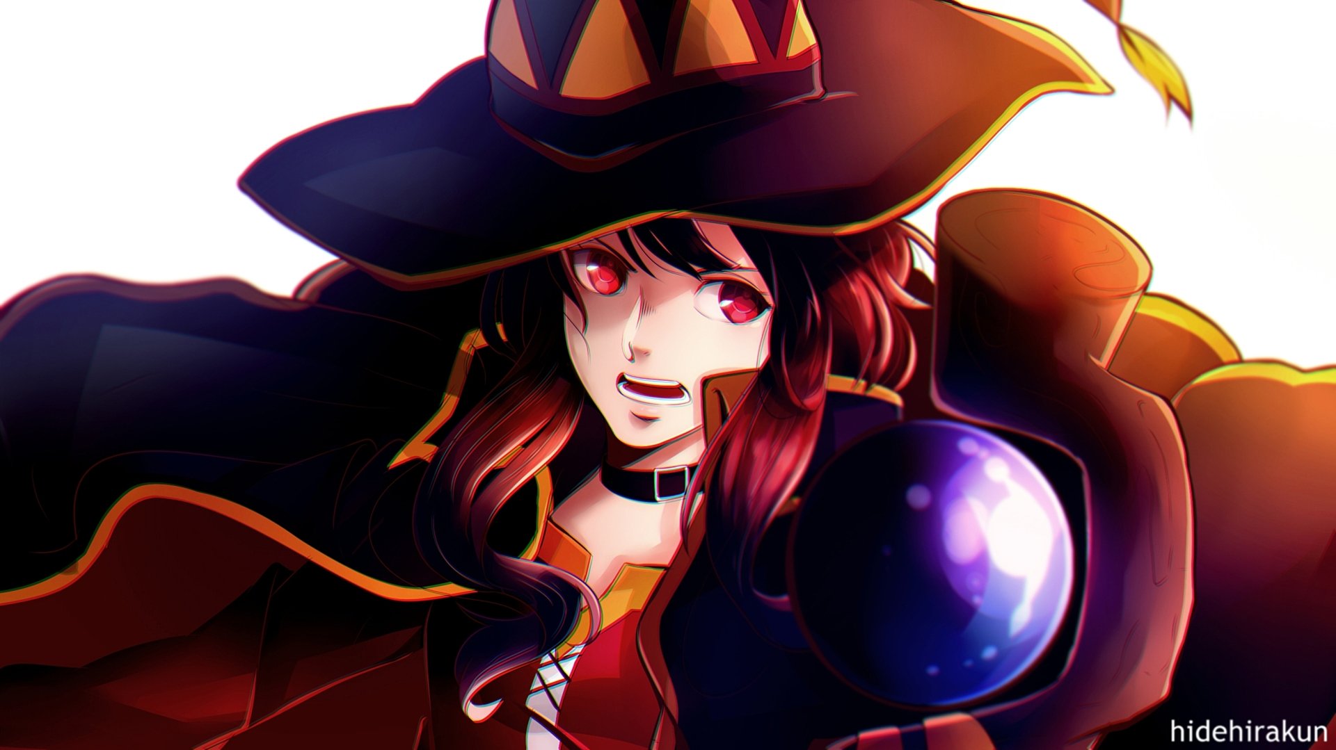 Megumin's Explosive Magic - KonoSuba HD Anime Wallpaper