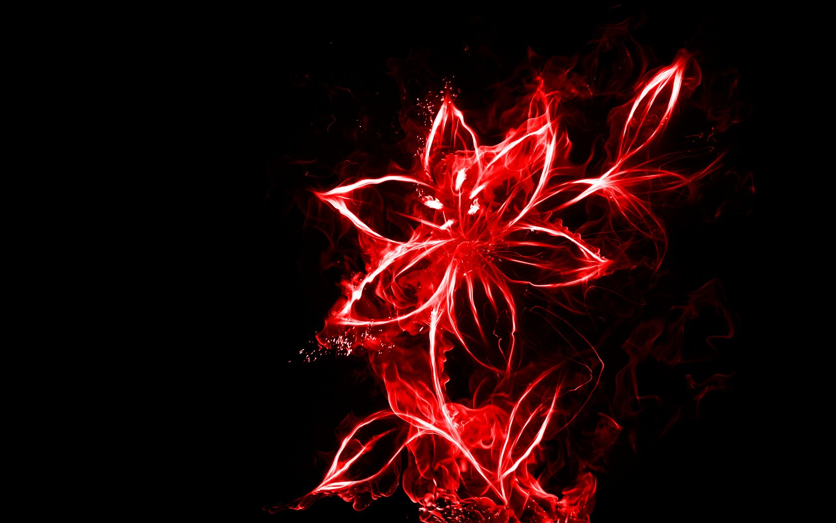Download Flower Artistic Elemental Wallpaper