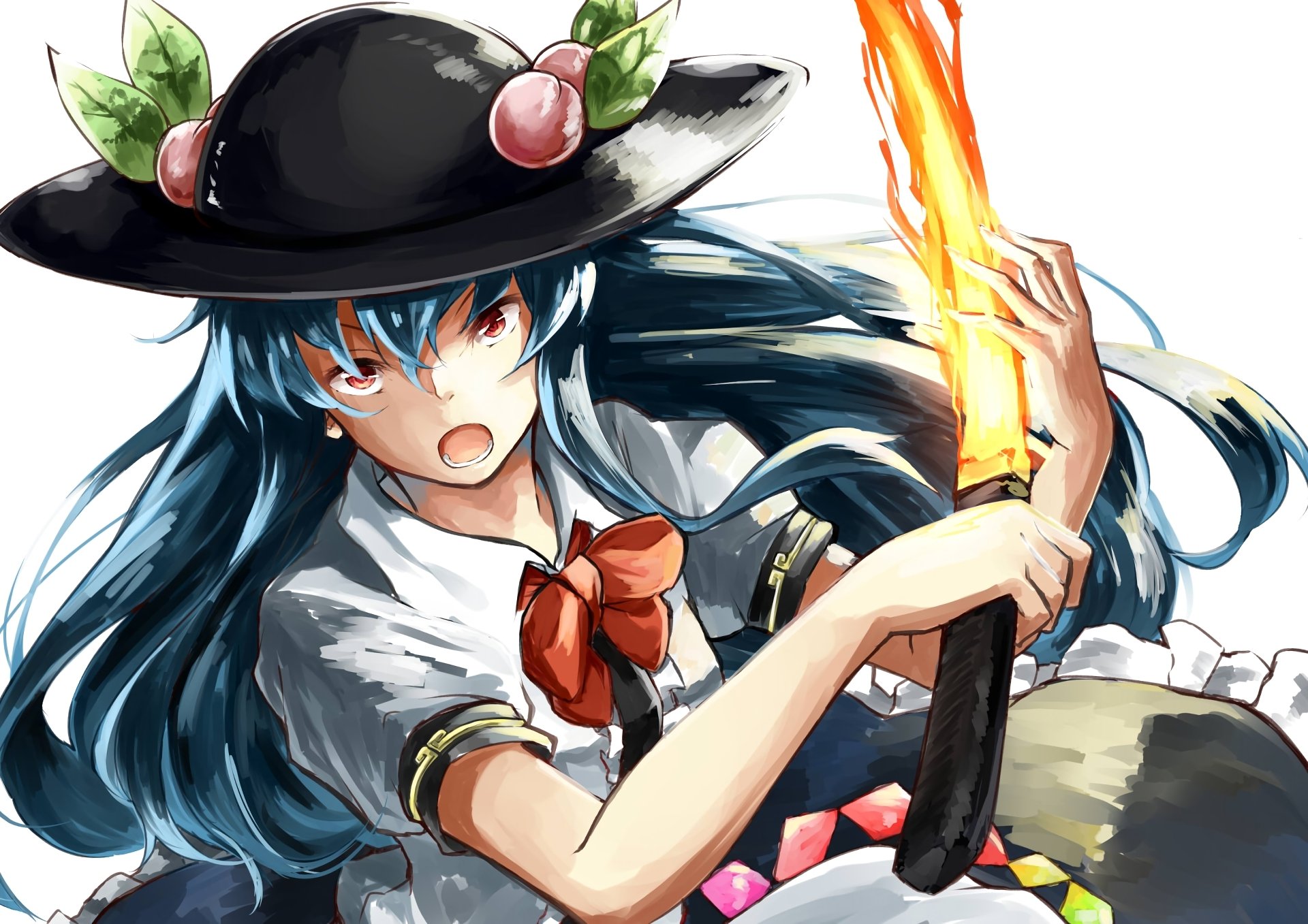Download Tenshi Hinanawi Anime Touhou HD Wallpaper
