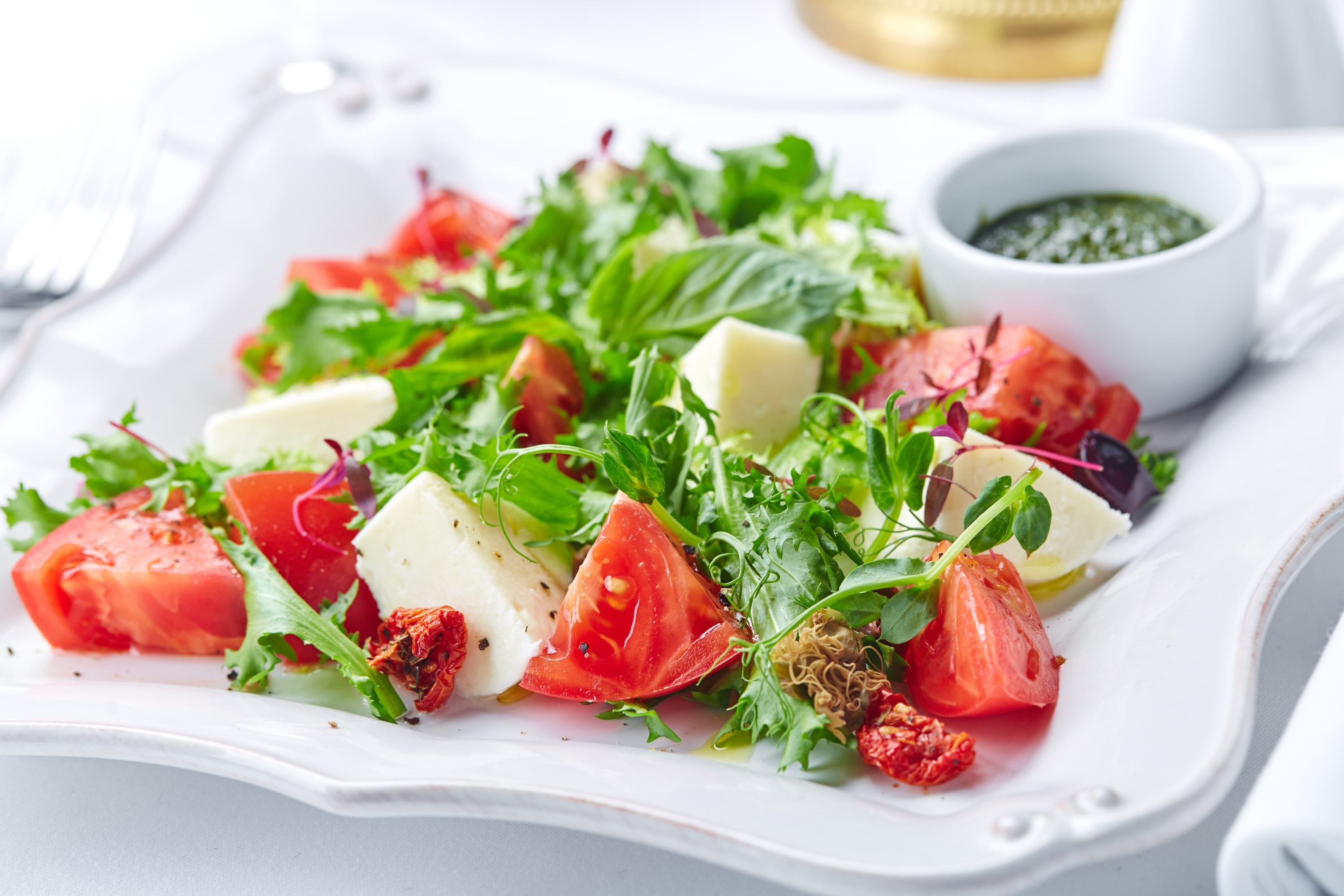 Wallpaper 1920x1080 Tomato Salad Salad HD Wallpaper | Background Image