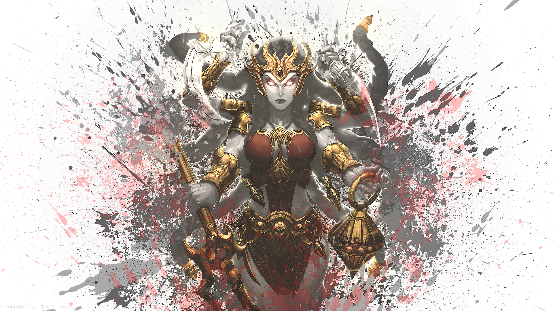 Download Kali (Smite) Video Game Smite HD Wallpaper by SpiritAJ