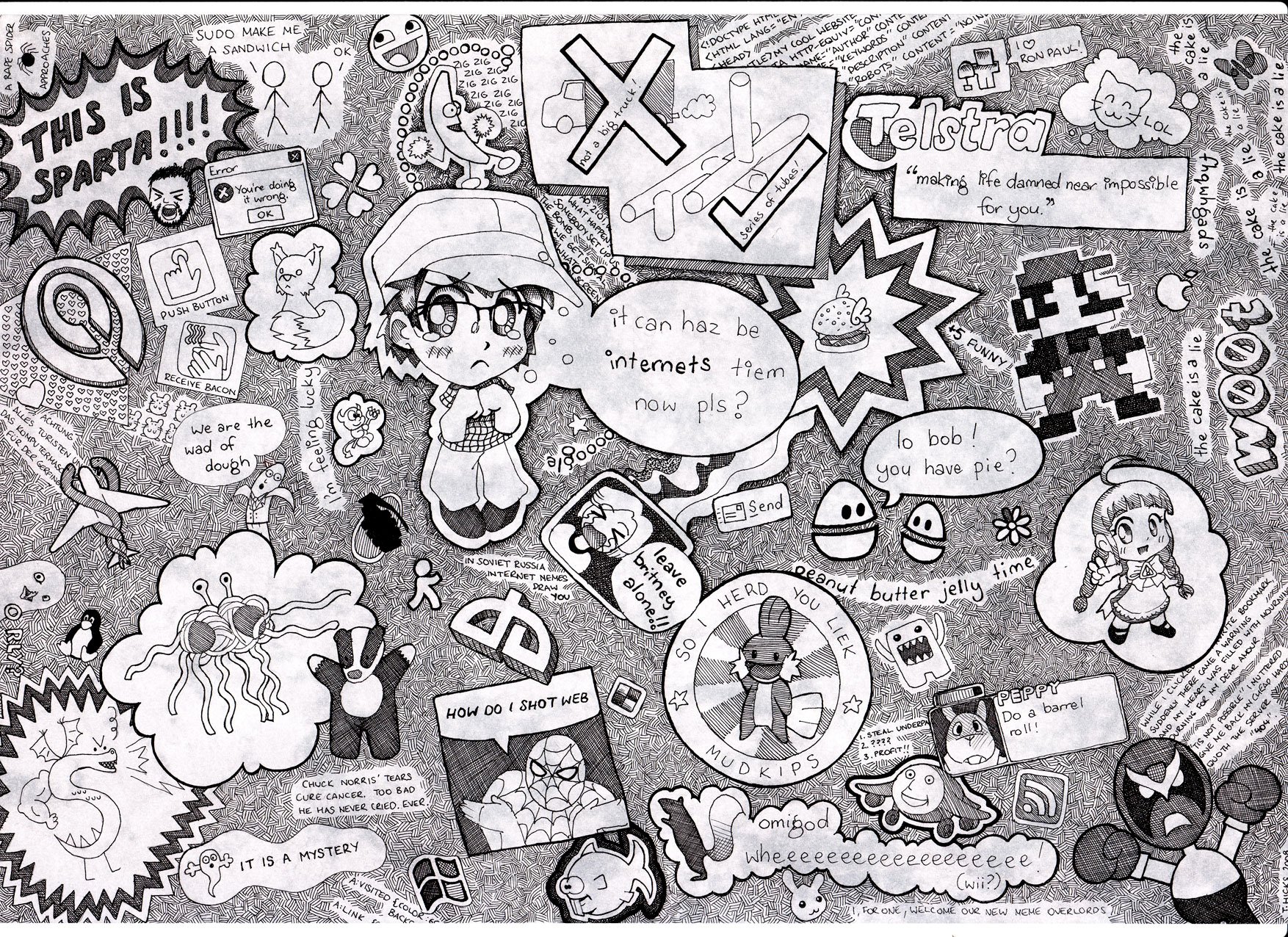 HD LOL Doodles: A Hilarious Cartoon Explosion