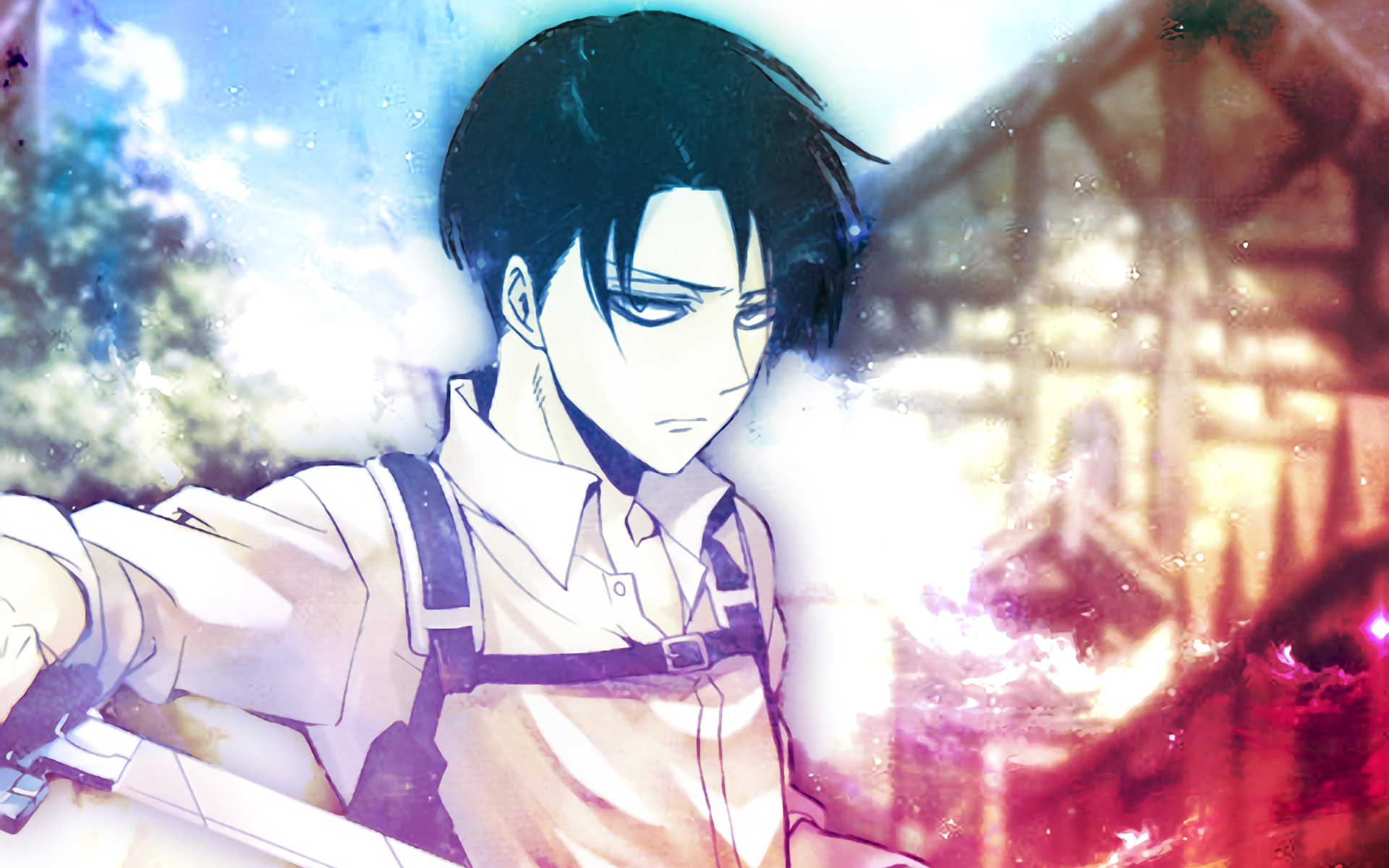 Download Levi Ackerman Attack On Titan Anime HD Wallpaper
