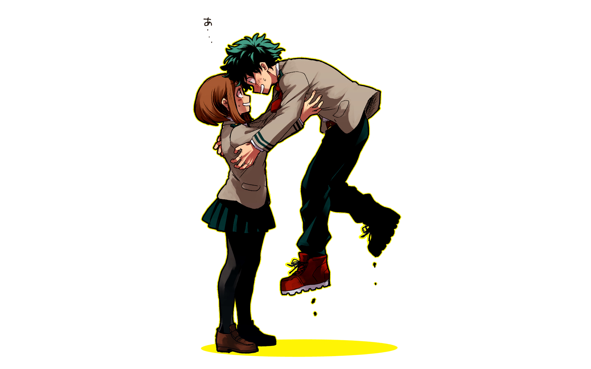 Izuku and Ochaco Friendship - My Hero Academia HD Wallpaper