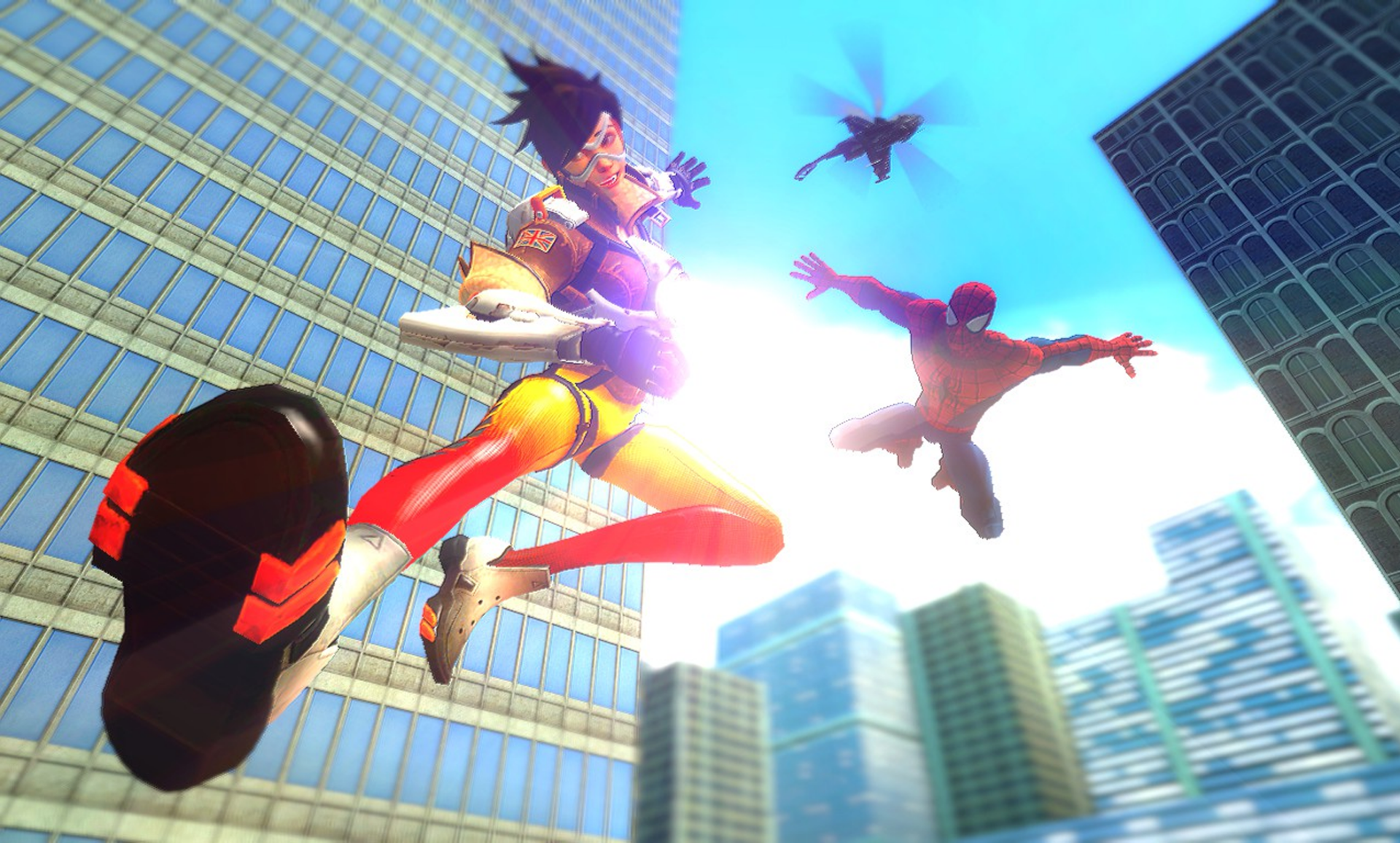 Download Spider Man Tracer (Overwatch) Video Game Crossover HD ...