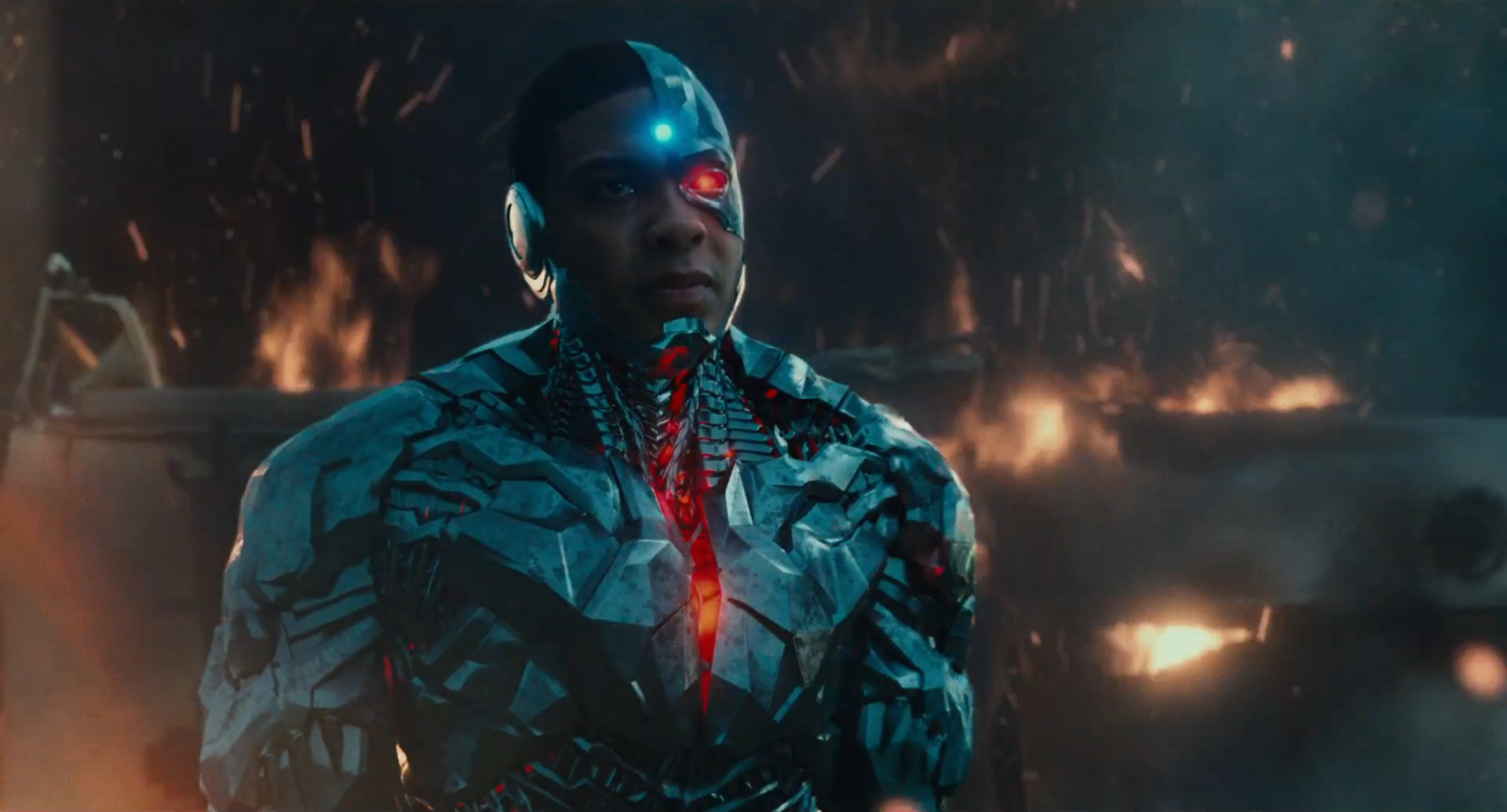 Justice League HD: Ray Fisher as Cyborg in DC Comics Epic Wallpaper