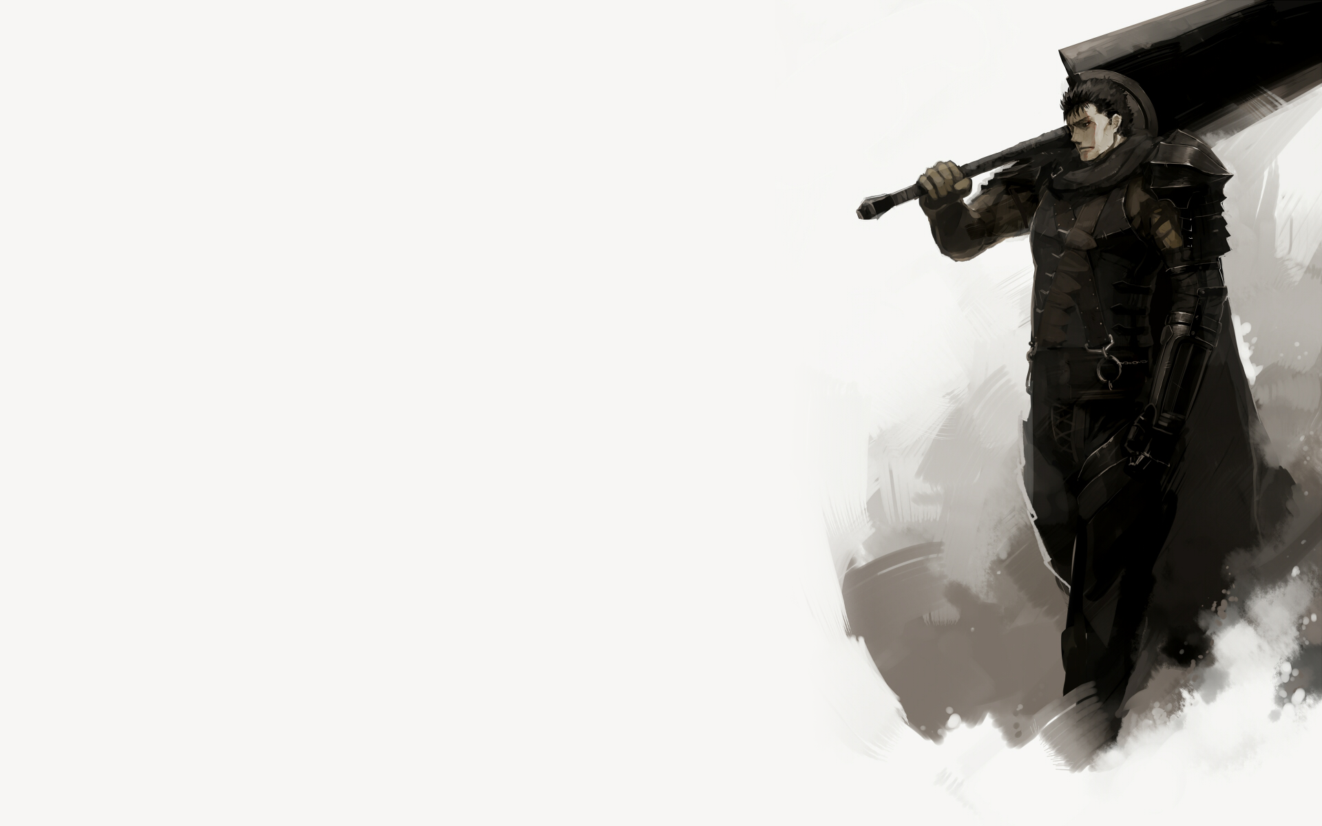 Guts Berserk Anime HD Wallpaper – Dark Warrior's Resolve | 1920x1200 ...