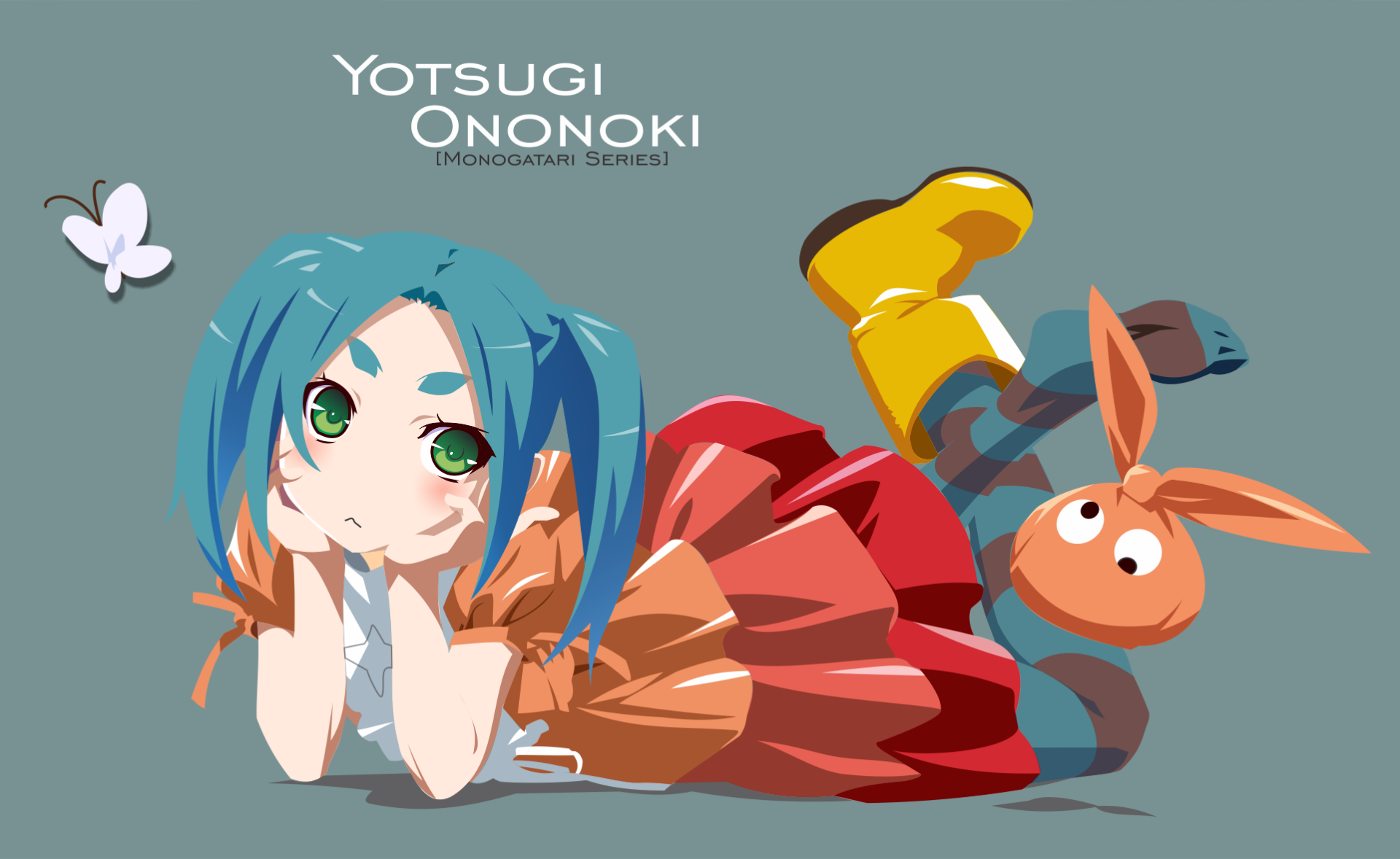 Download Yotsugi Ononoki Anime Monogatari (Series) HD Wallpaper