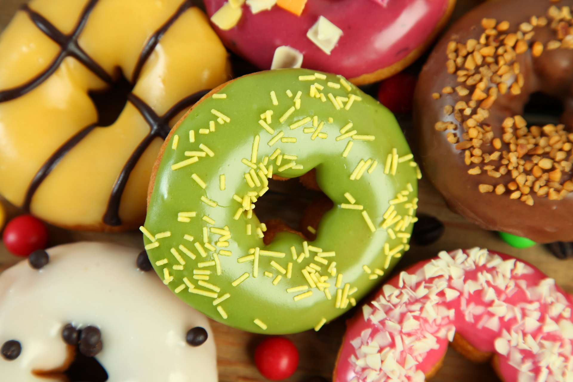 Download Colors Sweets Food Doughnut 4k Ultra HD Wallpaper