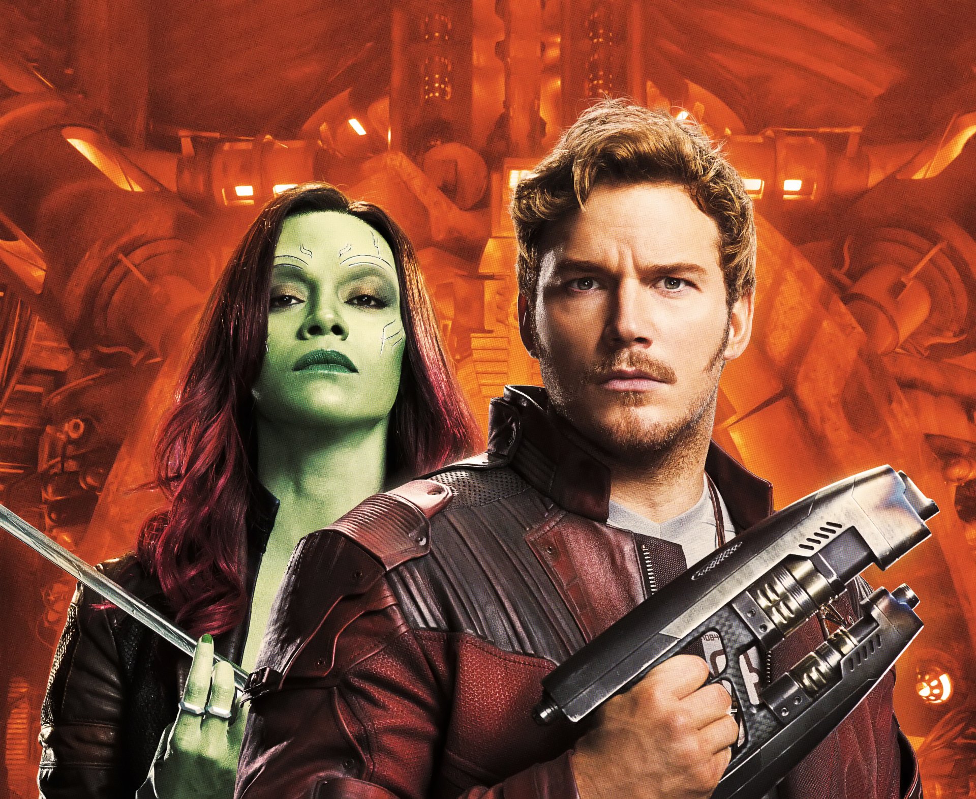 Guardians of the Galaxy Vol. 2: Star-Lord & Gamora 4K Ultra HD Wallpaper