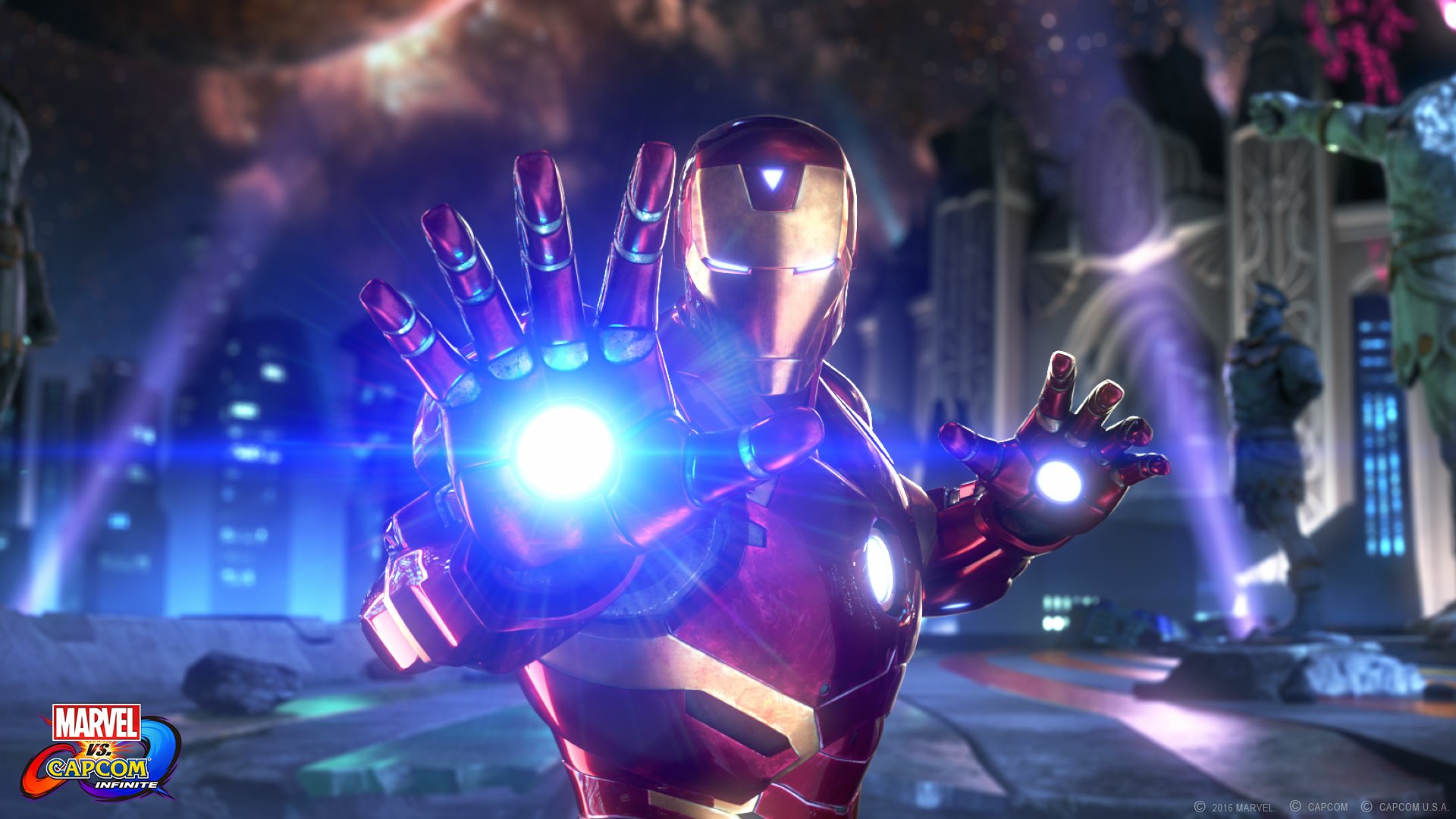 Iron Man in Marvel vs. Capcom 3 – HD Gaming Wallpaper