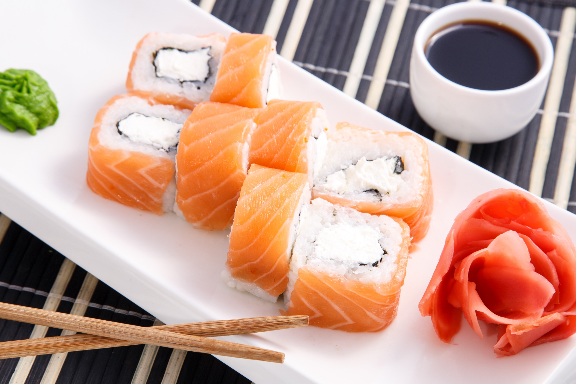 Download Rice Seafood Fish Still Life Coffee Food Sushi HD Wallpaper