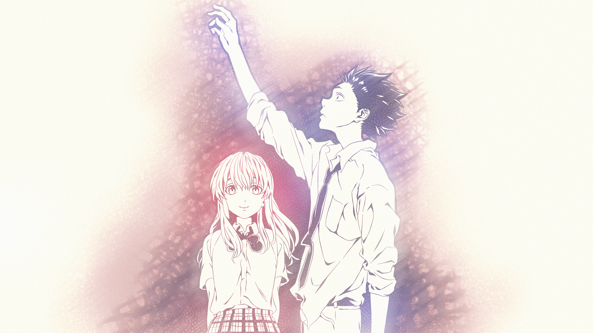 A Silent Voice: Shouya & Shouko HD Anime Wallpaper by Kohaku-Art