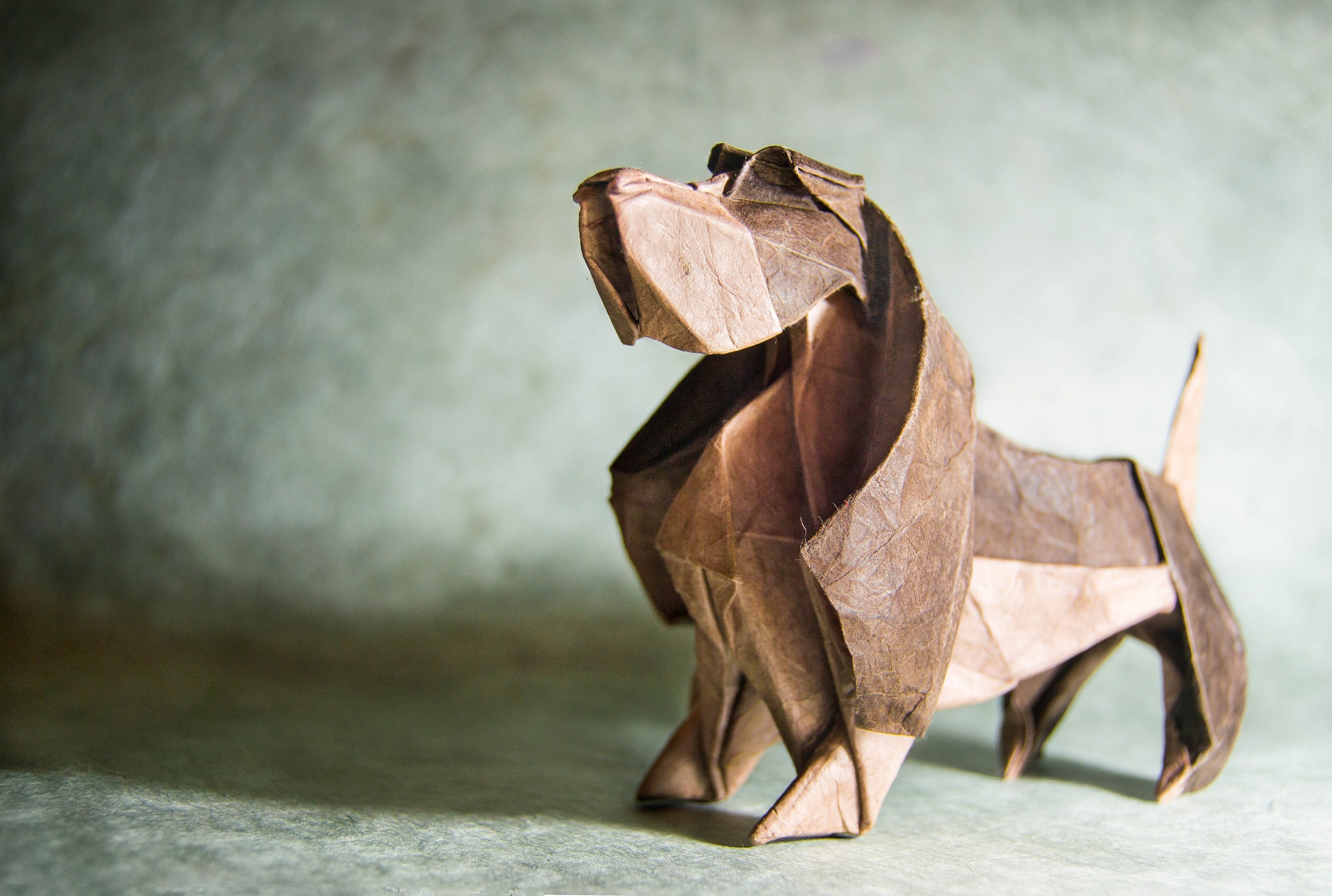 Download Dog Man Made Origami HD Wallpaper