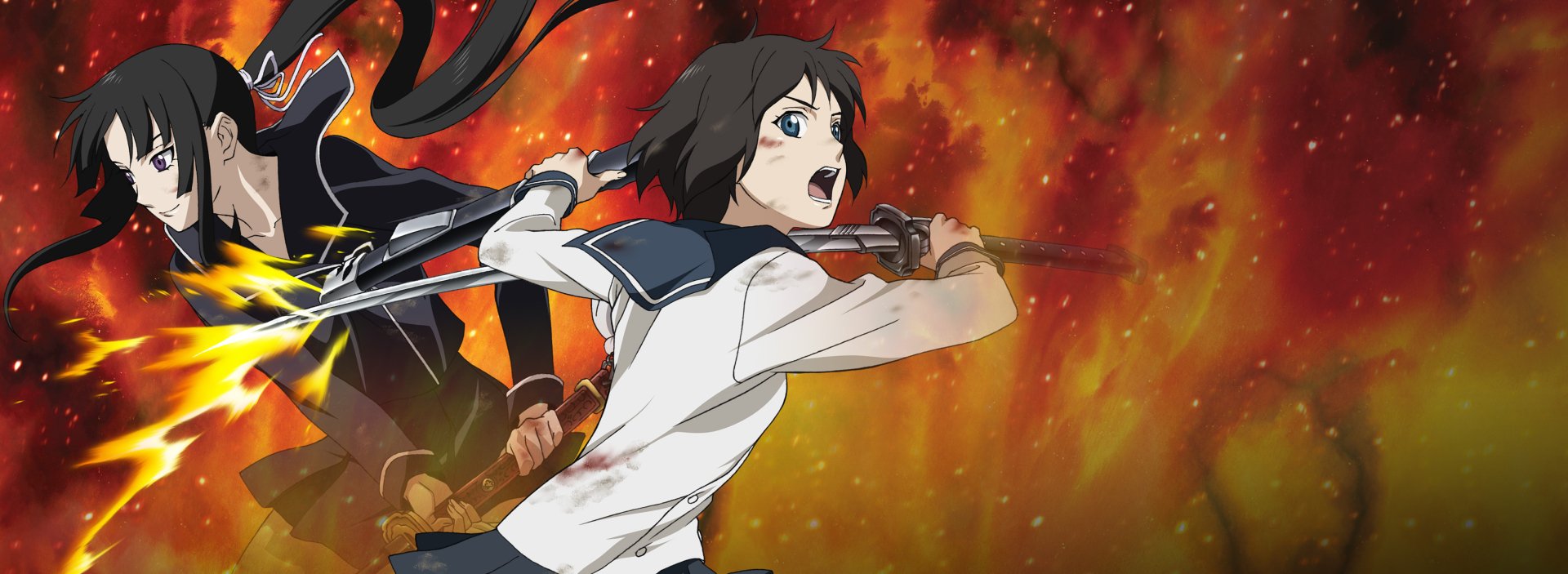 Download Kagura Tsuchimiya Yomi Isayama Anime Ga-Rei: Zero HD Wallpaper