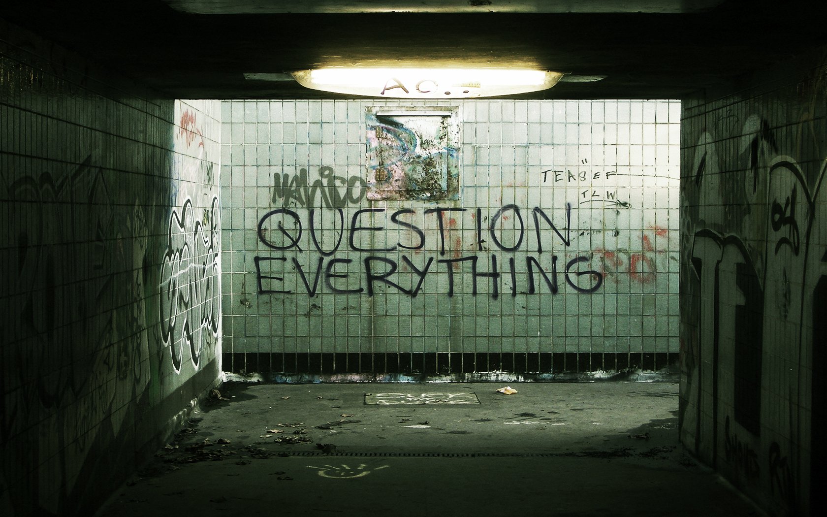 Artistic Graffiti: Efsane HD Wallpaper - Question Everything