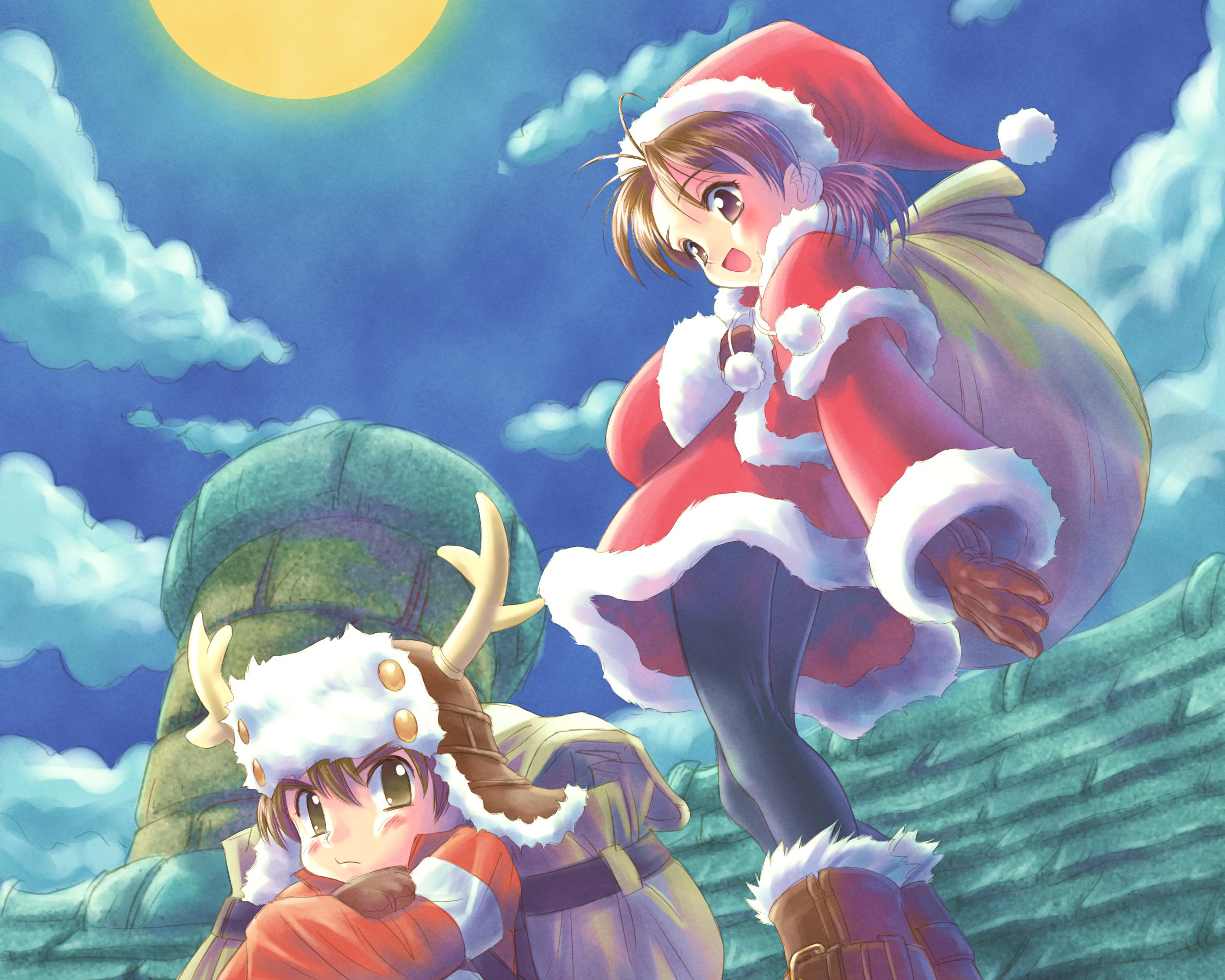 Download Glove Pantyhose Cloud Sky Santa Hat Hat Christmas Red Dress ...