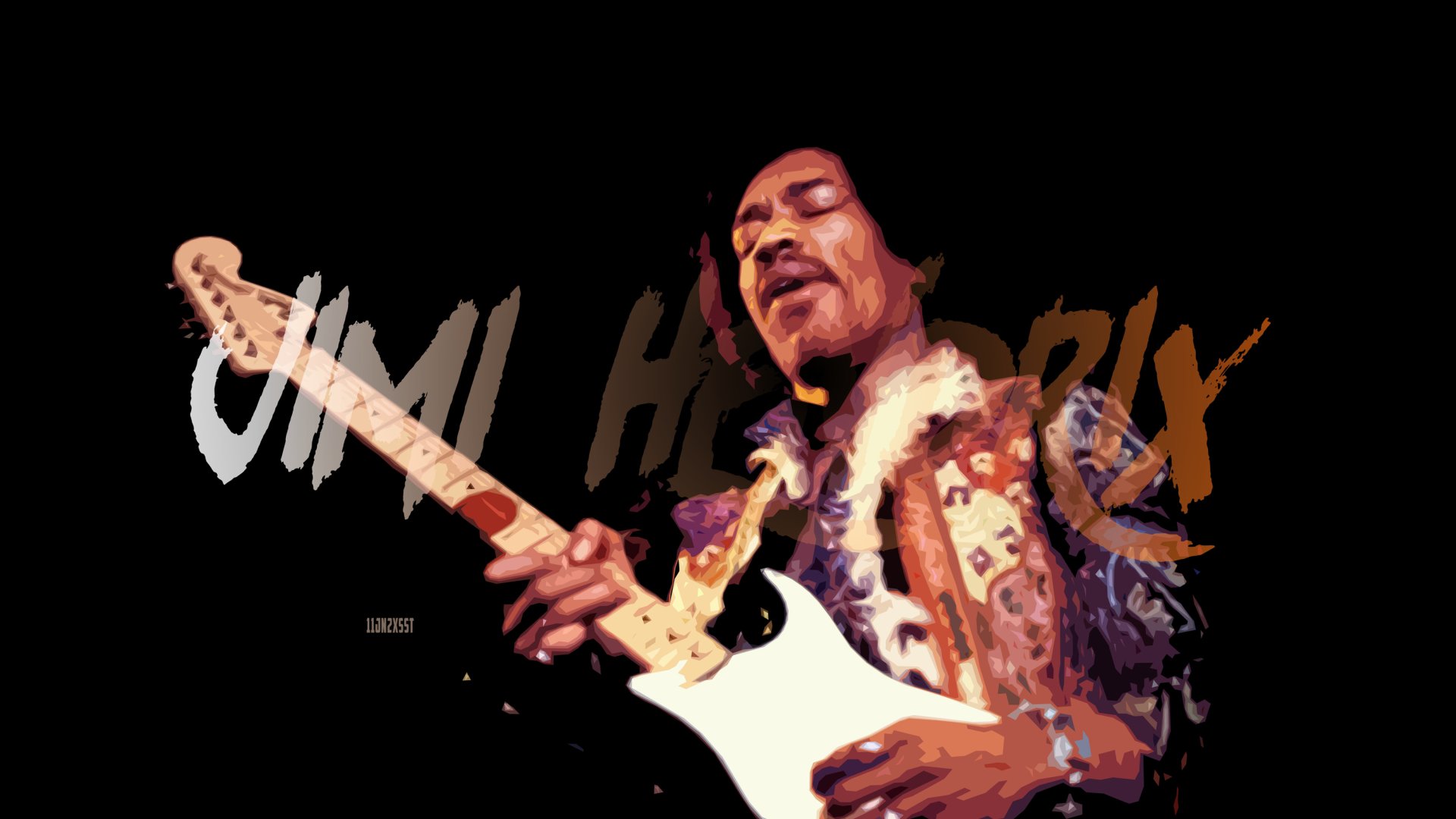 Jimi Hendrix Legendary Guitarist HD Wallpaper – Iconic Music Maestro by ...