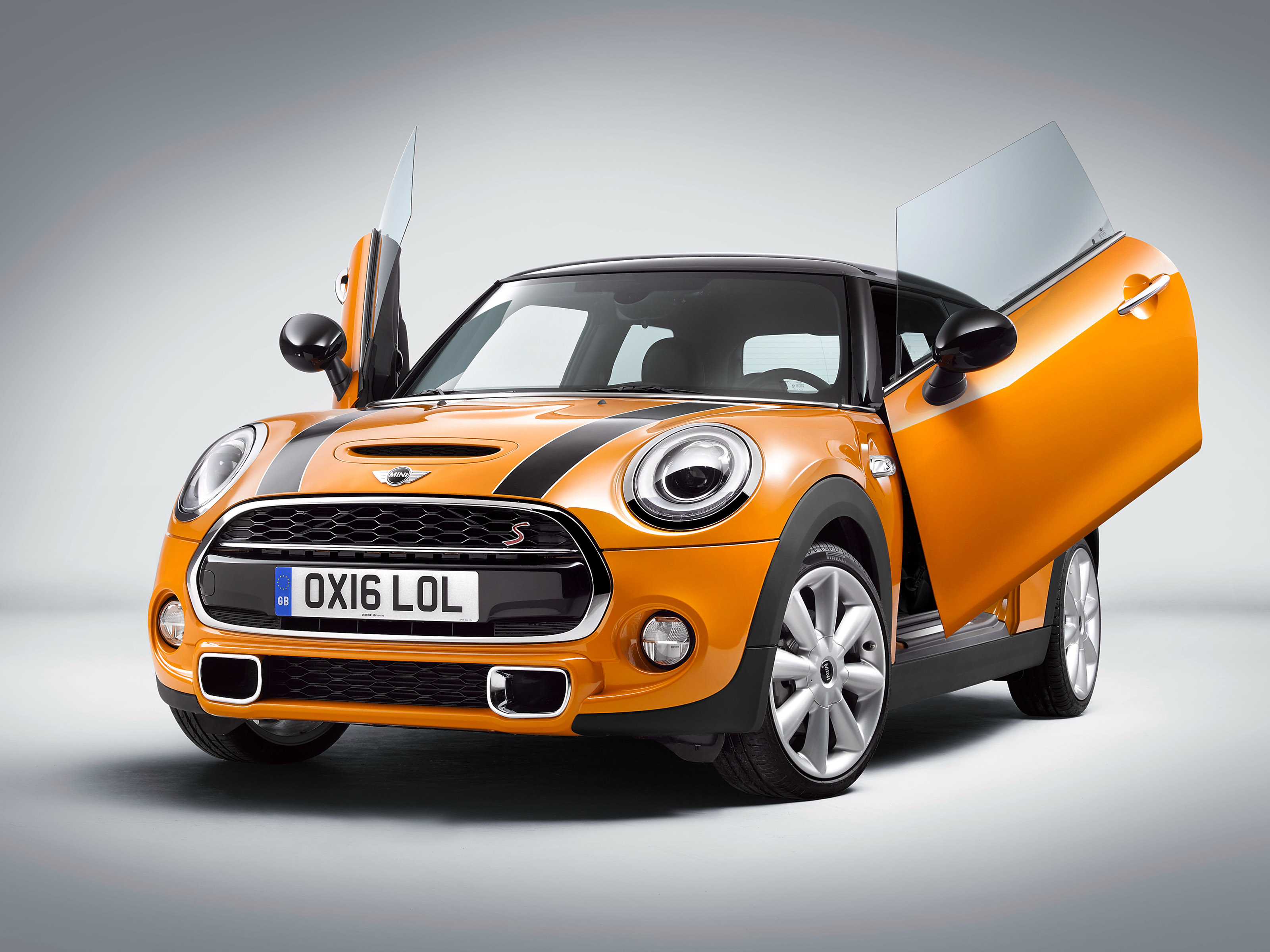 Download Car Orange Car Mini Cooper S Mini Vehicle Mini Cooper S ...