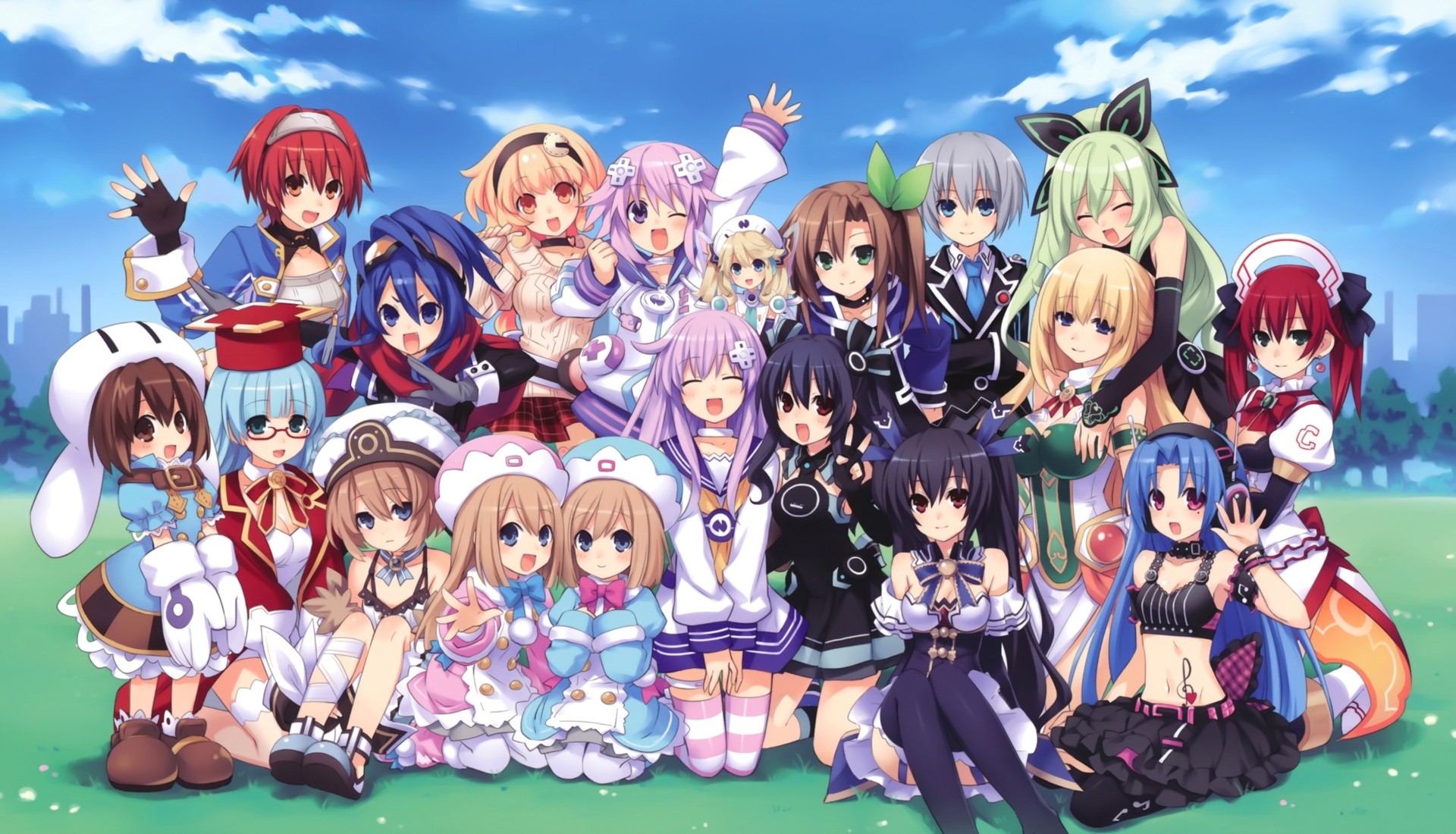 Download Video Game Hyperdimension Neptunia HD Wallpaper