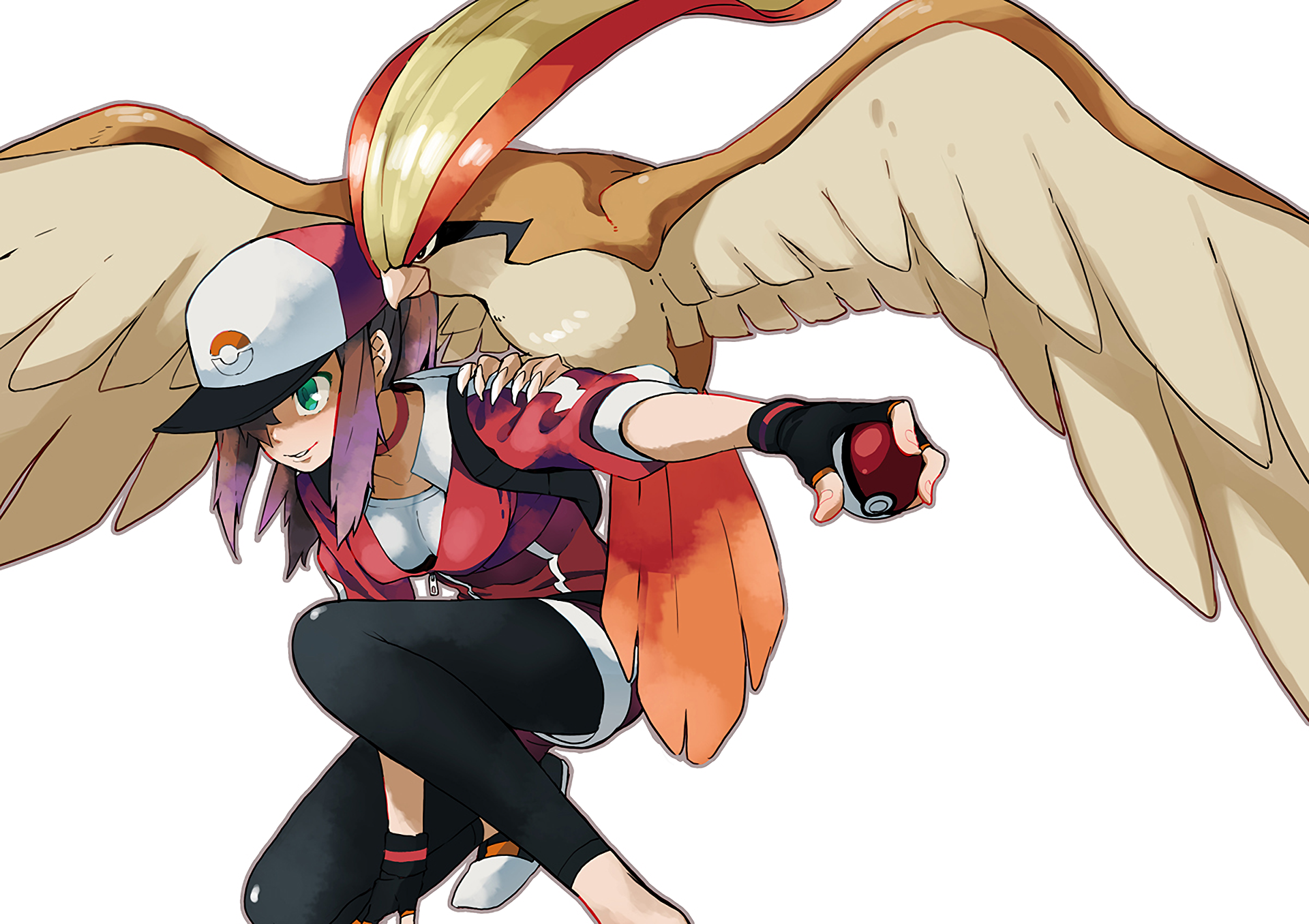 Pokémon Trainer with Pidgeot: Dynamic HD Wallpaper Featuring Wings and ...
