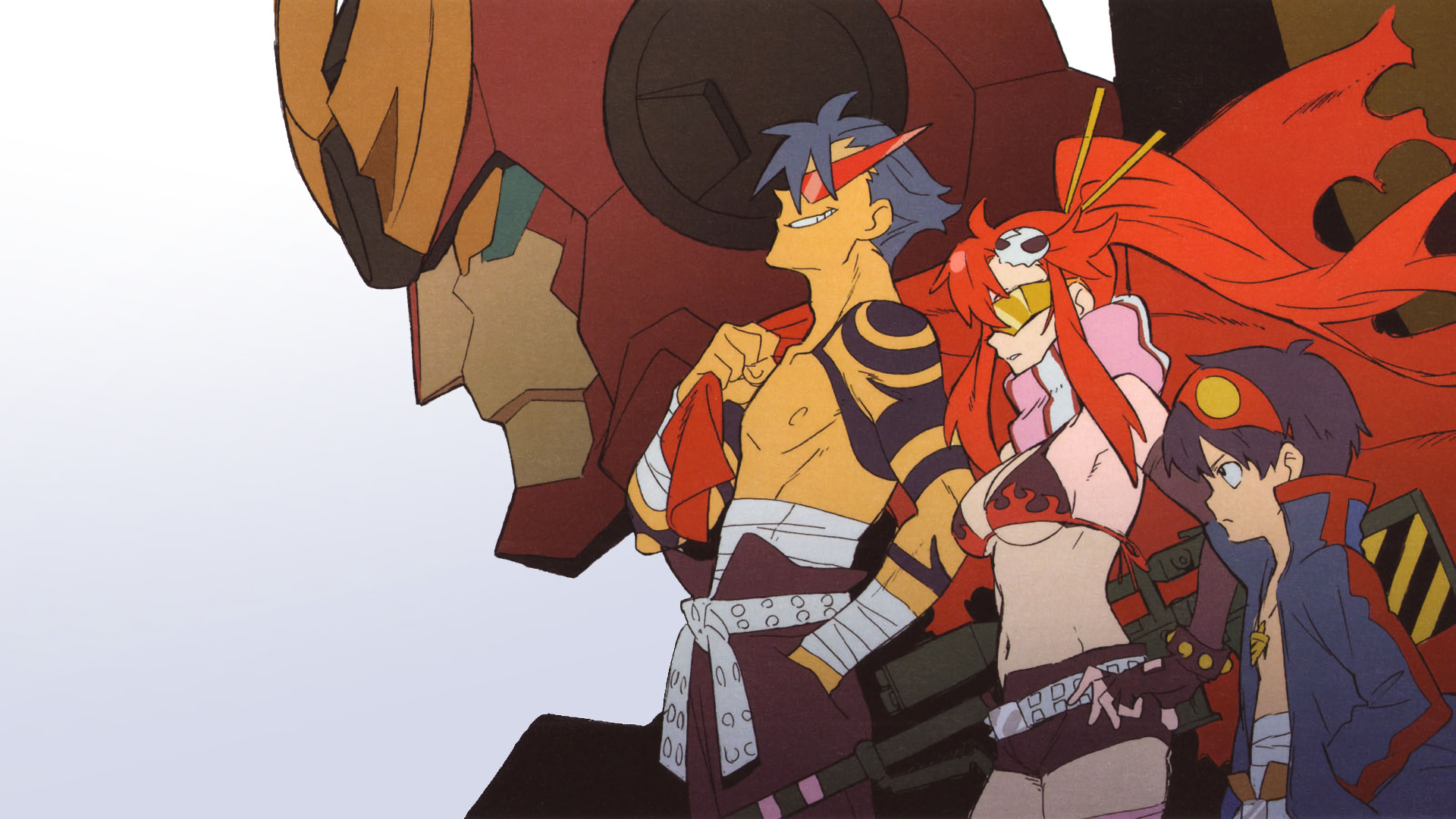 Tengen Toppa Gurren Lagann HD Anime Wallpaper – Epic Mecha Adventure