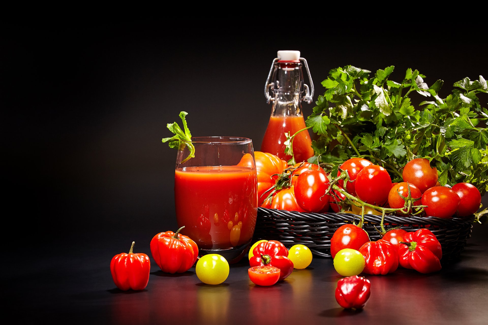Download Fruit Still Life Juice Food Tomato 4k Ultra HD Wallpaper