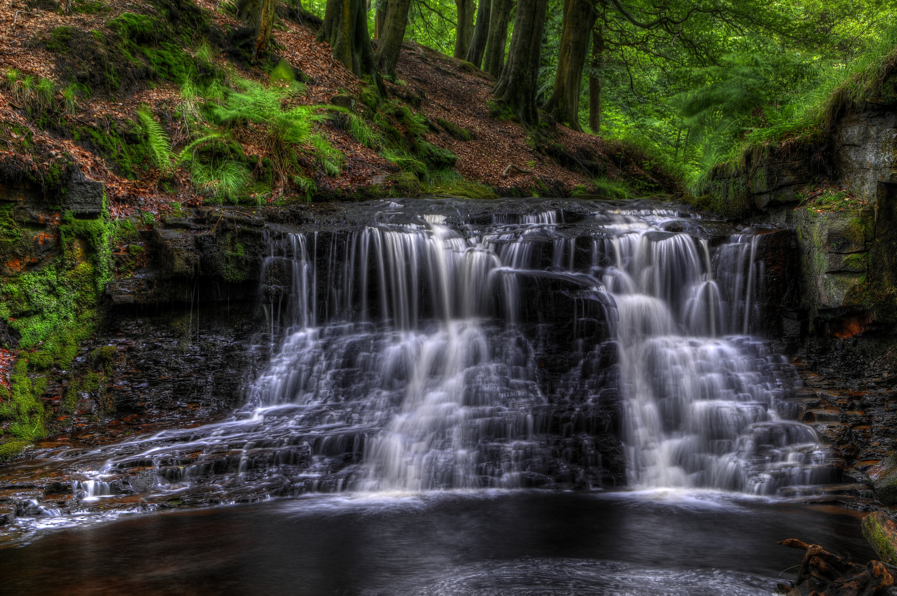 Cascading Waterfall