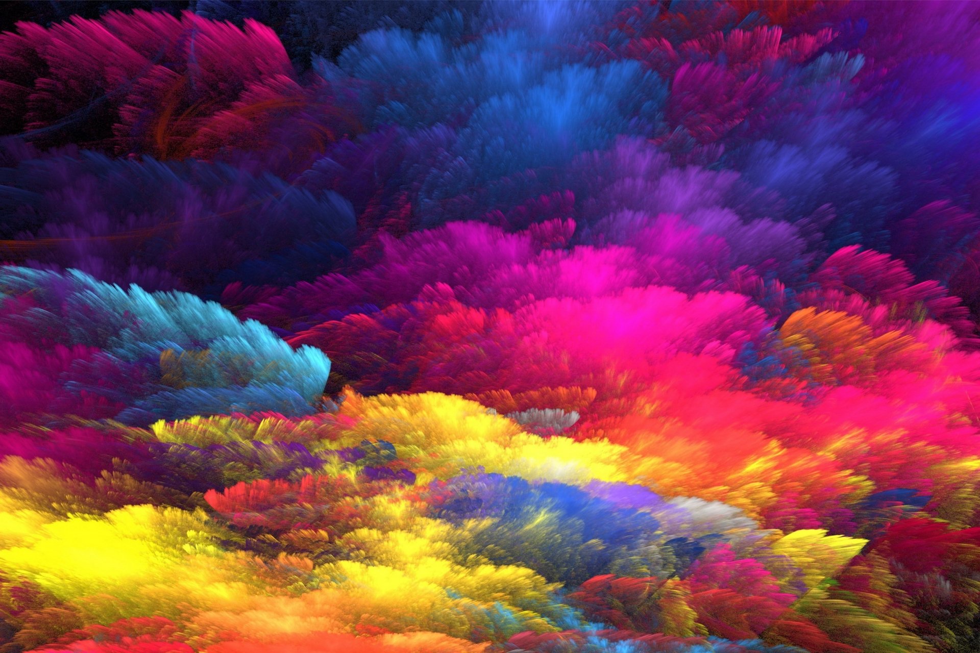 Vibrant Abstract Clouds HD Colorful Wallpaper 3000x2000 Wallpaper