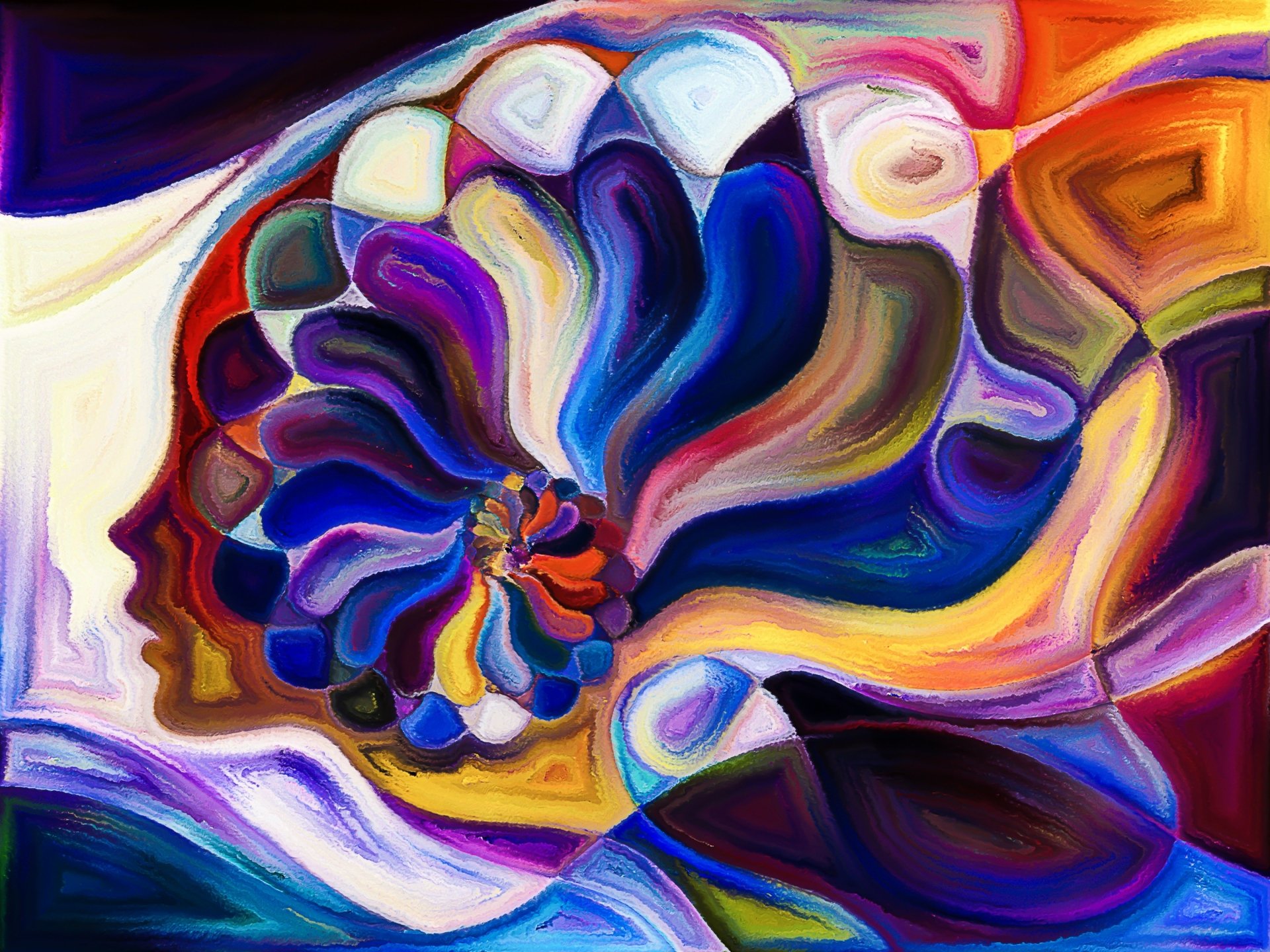 Download Colorful Colors Shell Artistic Painting HD Wallpaper