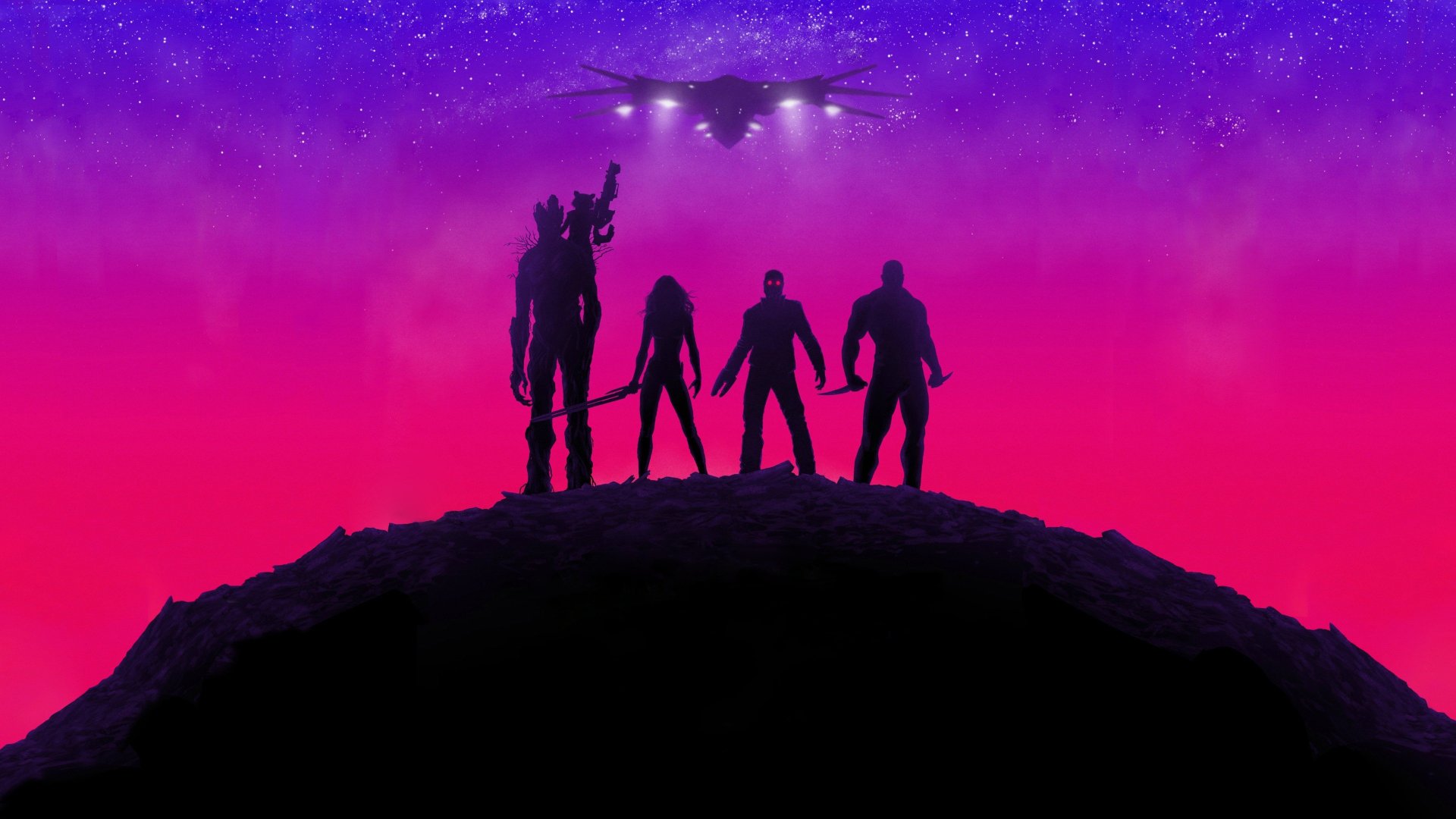 Guardians of the Galaxy Neon 4K Ultra HD Wallpaper