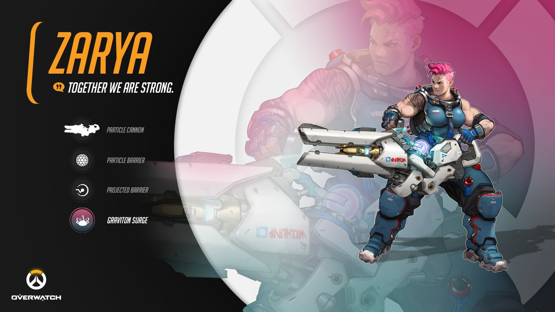 Download Zarya (Overwatch) Video Game Overwatch HD Wallpaper