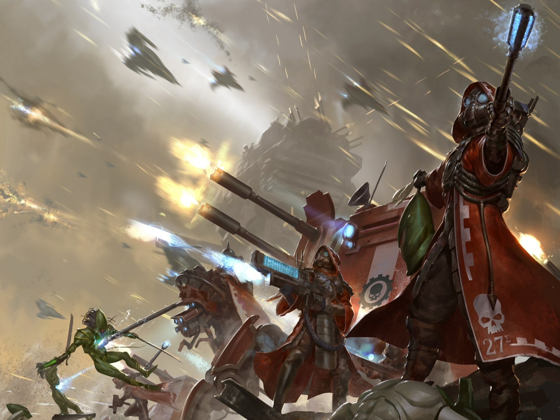 Warhammer 40K HD: Epic Battlefield Clash in Video Game Glory