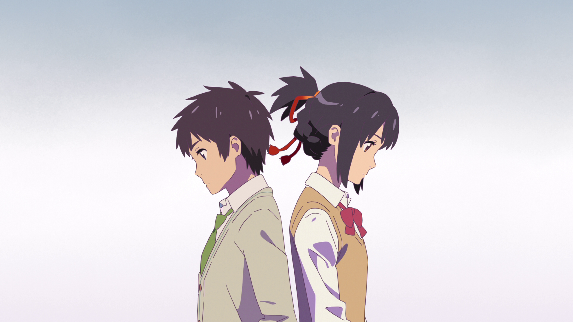 Download Taki Tachibana Mitsuha Miyamizu Your Name. Anime HD Wallpaper