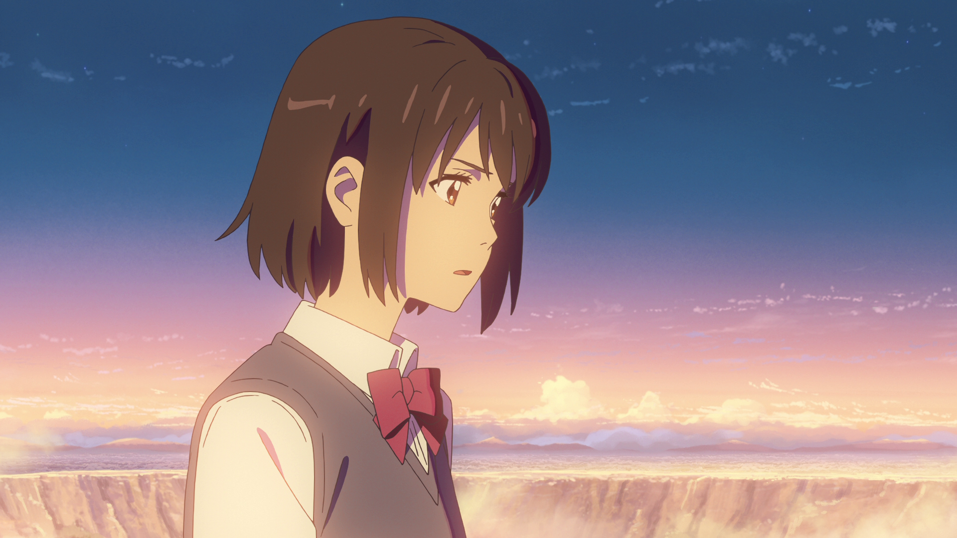 Download Mitsuha Miyamizu Your Name. Anime HD Wallpaper | 1920x1080 ...