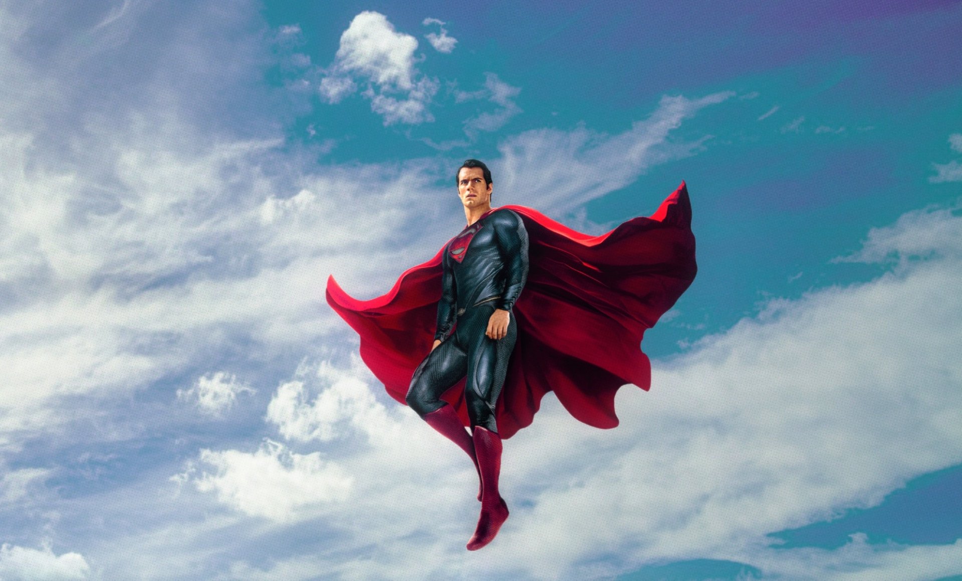 Henry Cavill as Superman Soars: Justice League HD Wallpaper