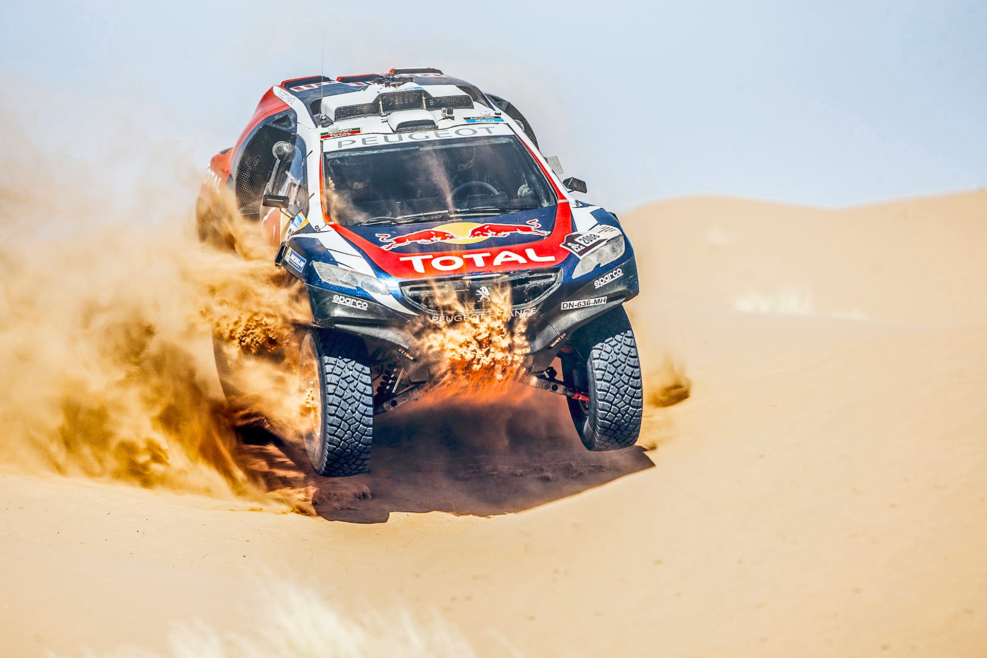 Download Dune Sand Car Rallying Sports HD Wallpaper