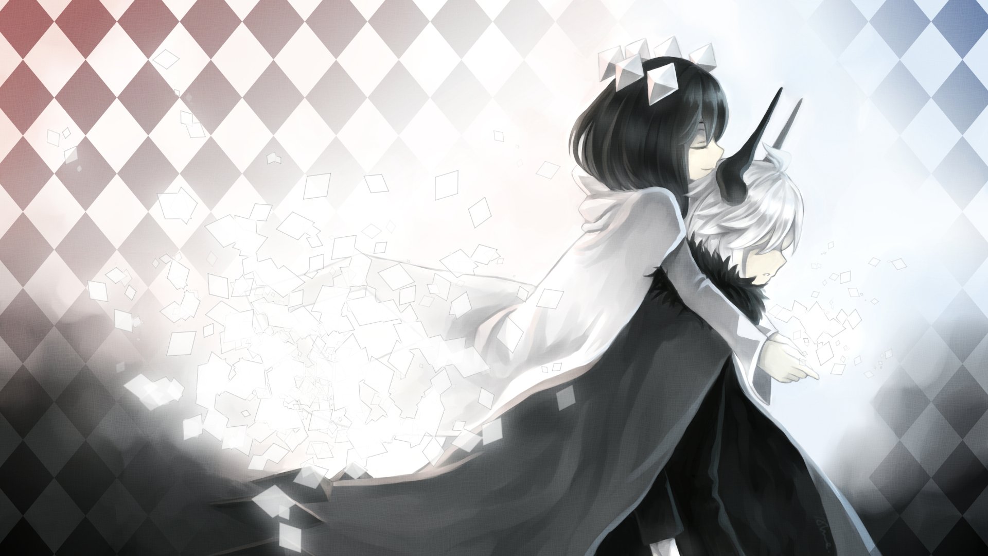 Download Anime The Gray Garden HD Wallpaper