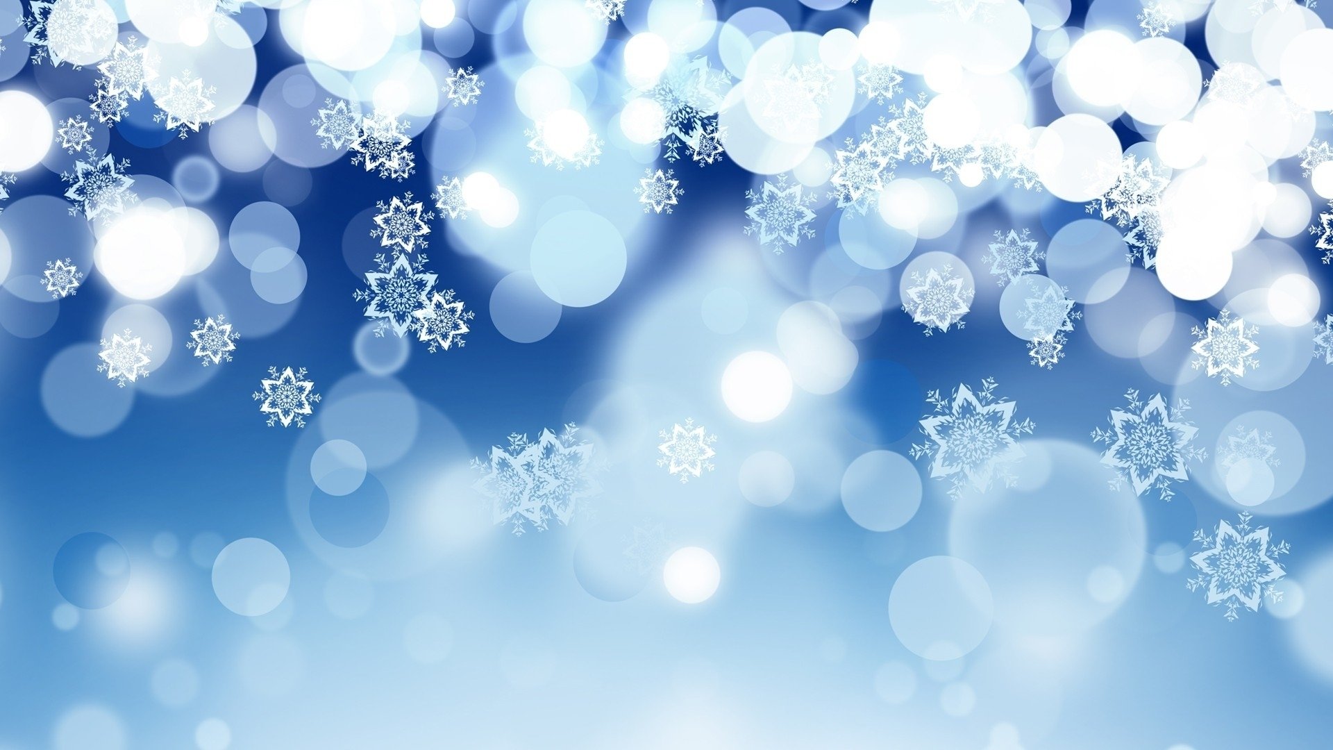 Download Blue Artistic Snow HD Wallpaper