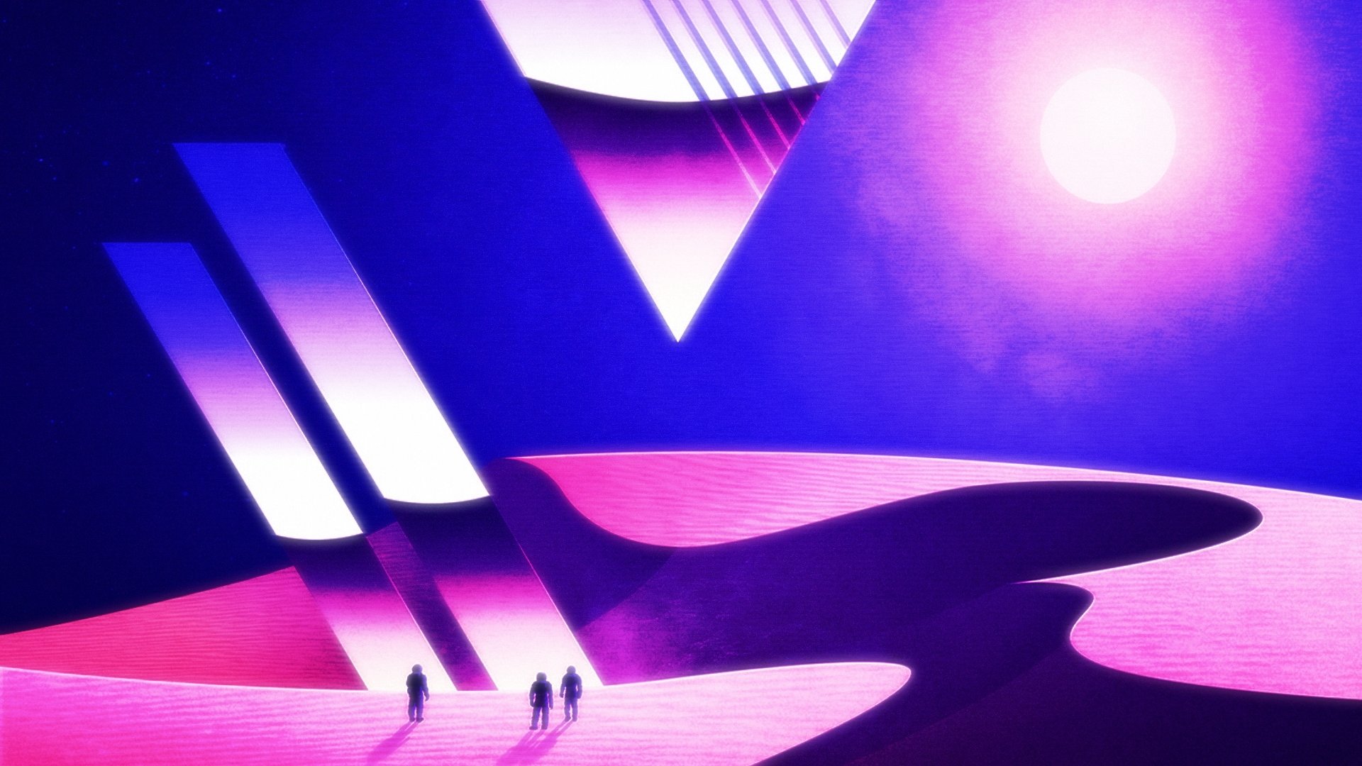 Download Desert Sun Sand Artistic Retro HD Wallpaper